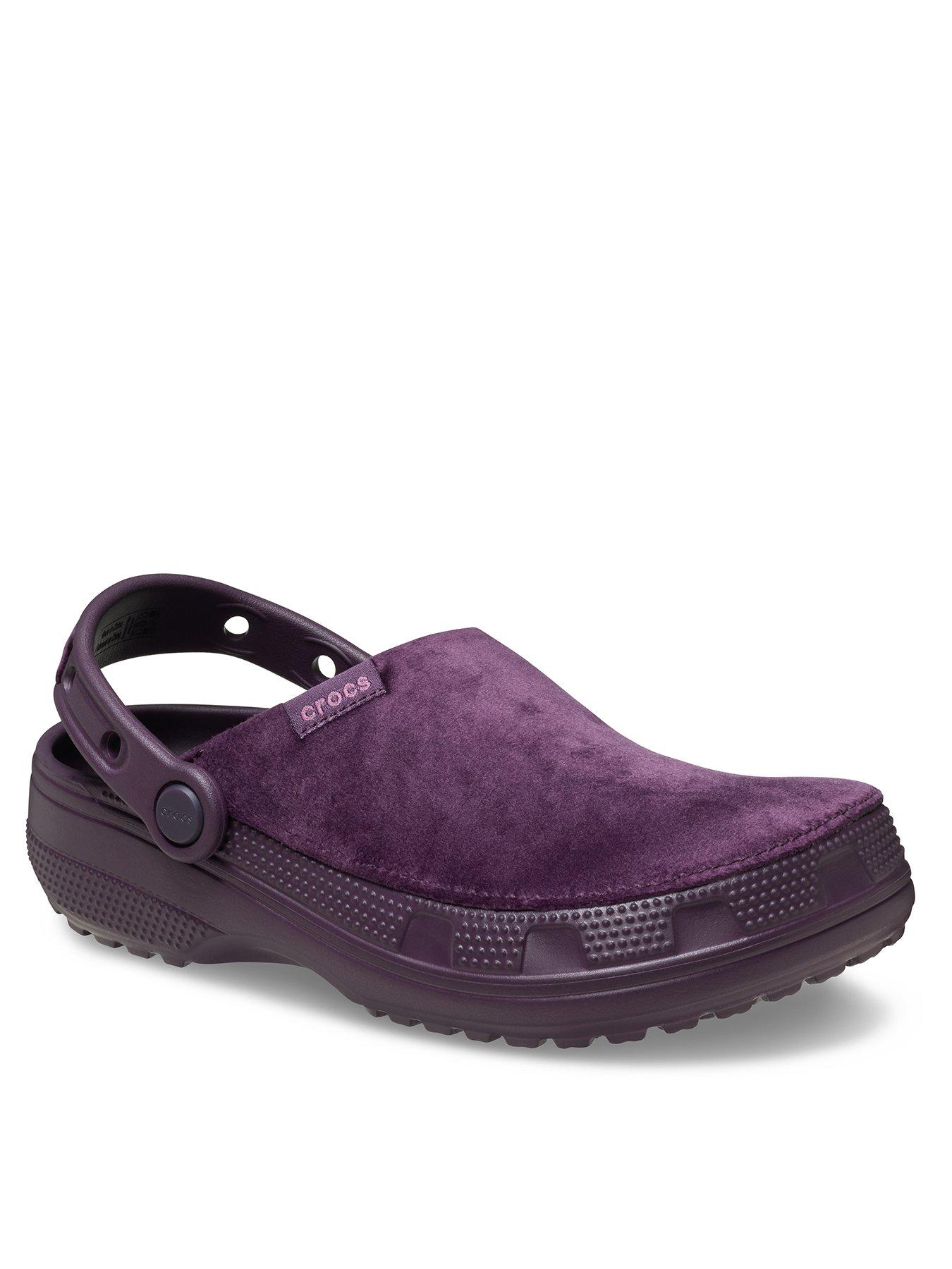Crocs Classic Crafted Velvet Clog - Plush Plum Purple | Very