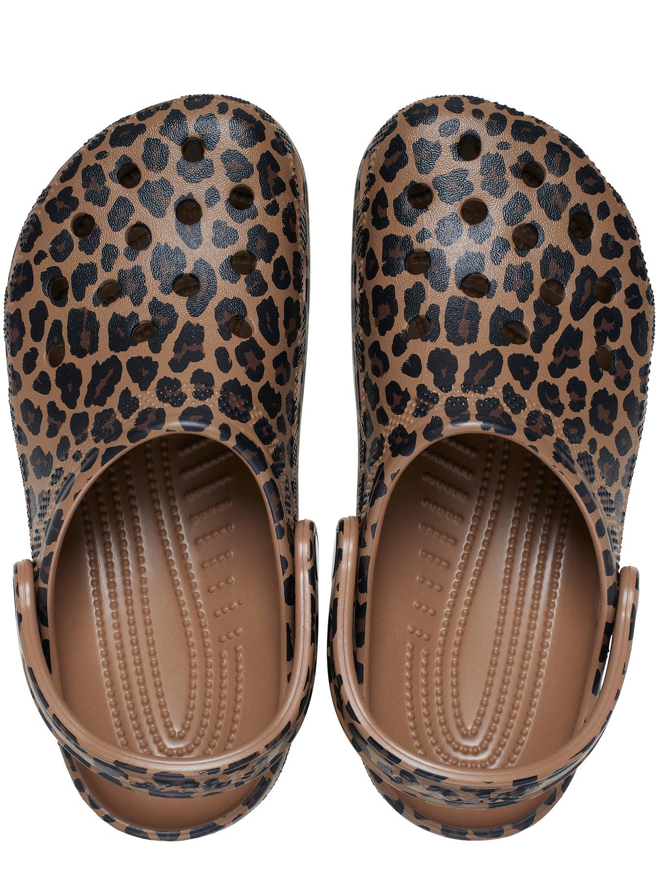 Crocs Classic Animal Clog -Sepia/Leopard | Very