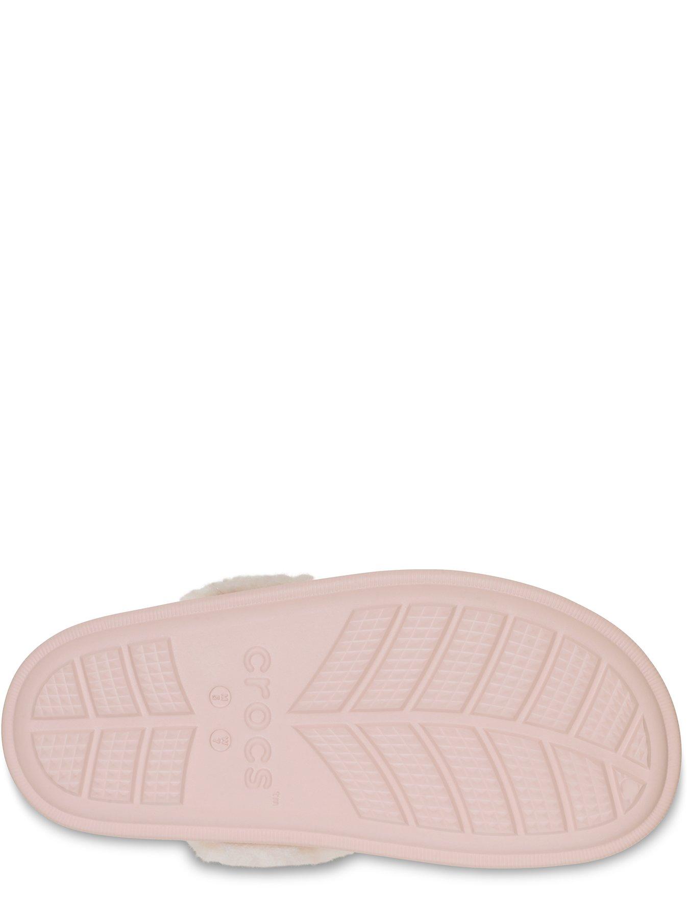 Crocs Classic Fuzz Scuff - Quartz Pink | Very