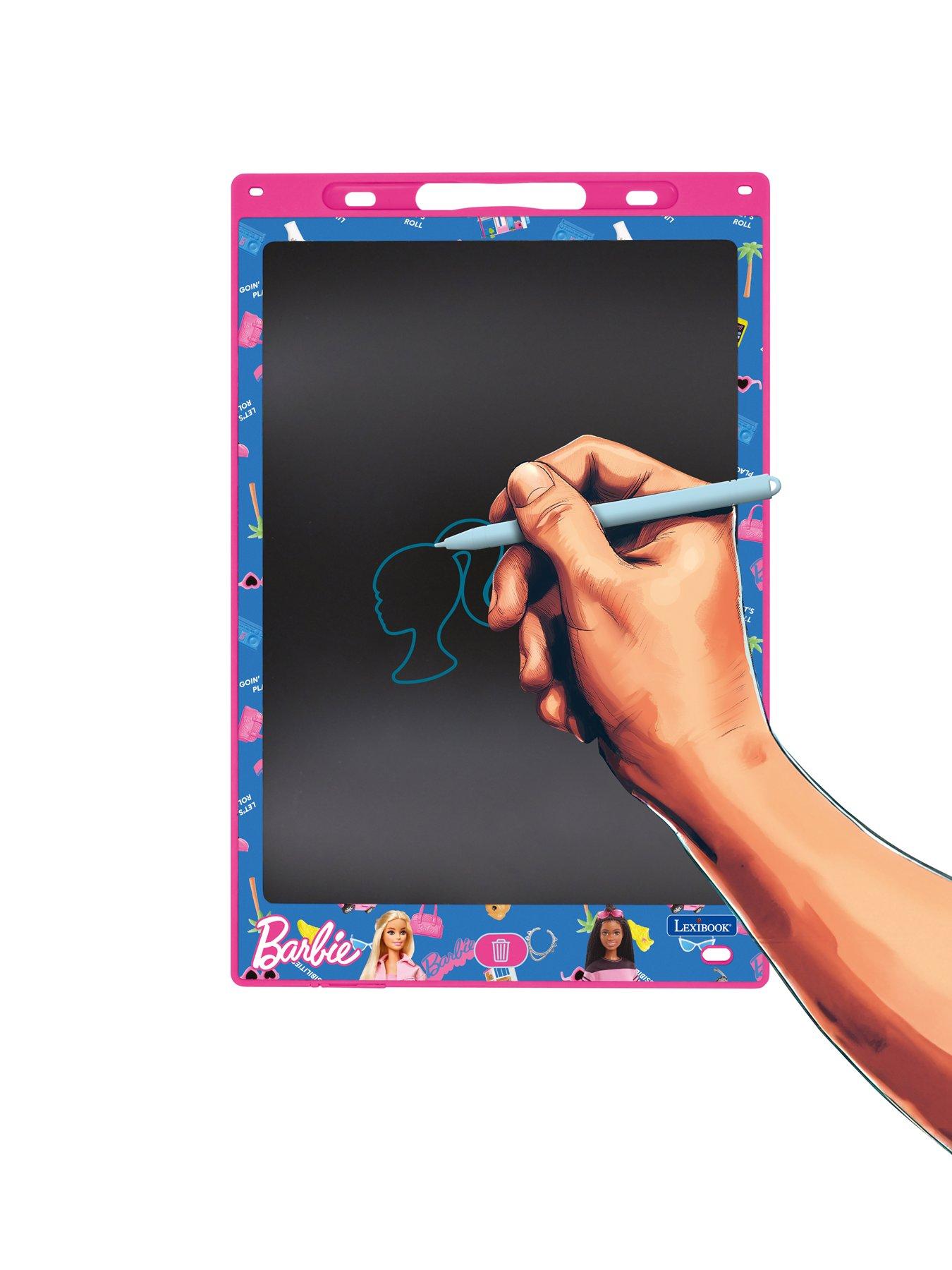 Barbie 11'' Multicolour E-Ink Learning Drawing Tablet with Stencils | Very