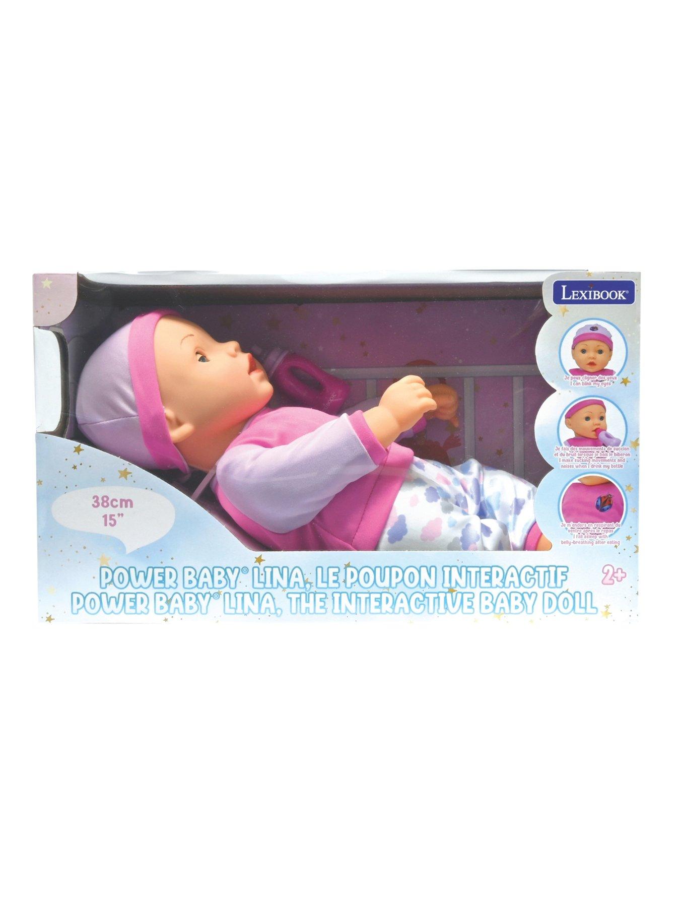 Lexibook Power Baby LINA, the interactive baby doll - 37cm | Very