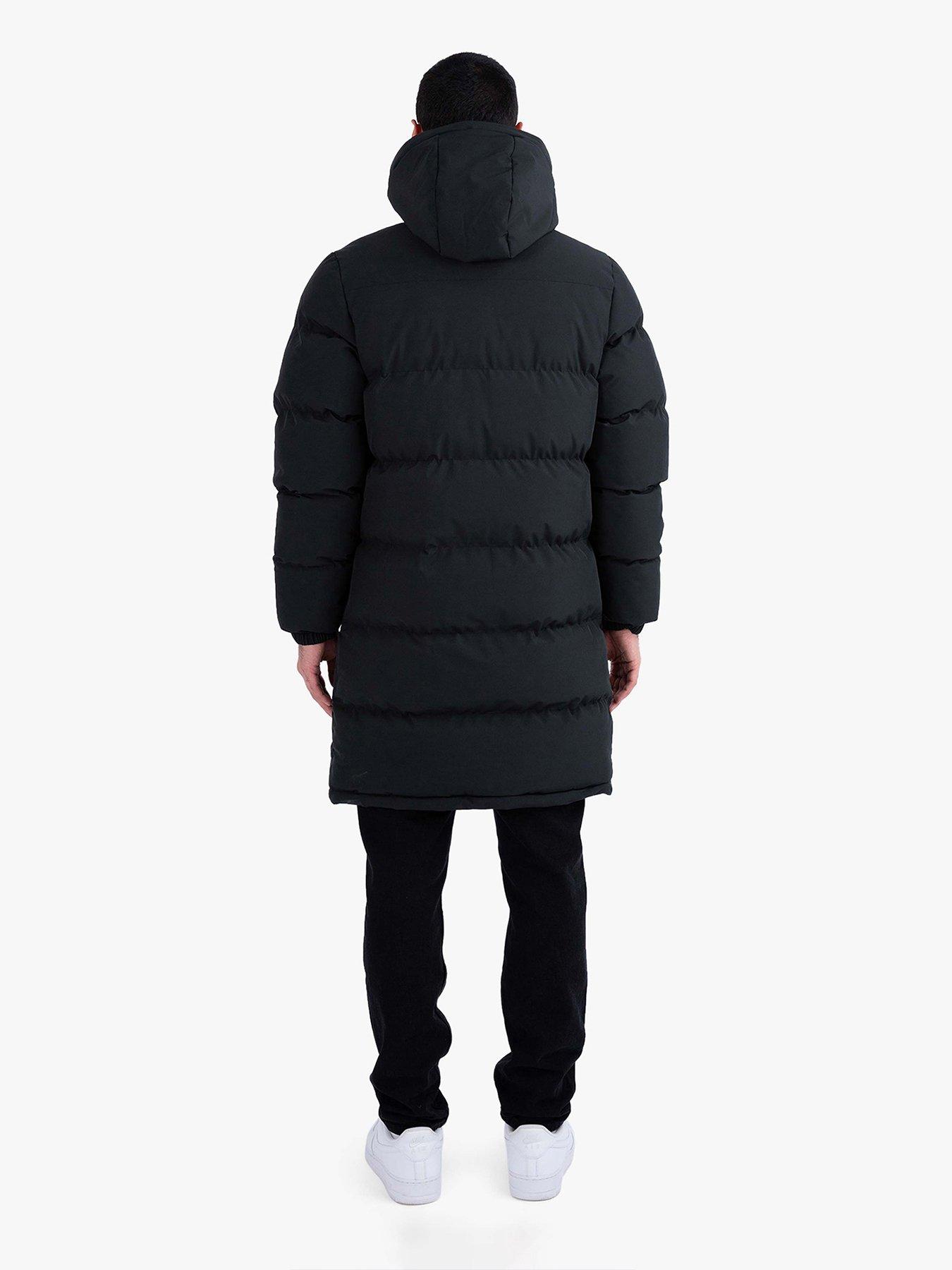 Luke 1977 Long Auckland Quilted Jacket - Black | Very