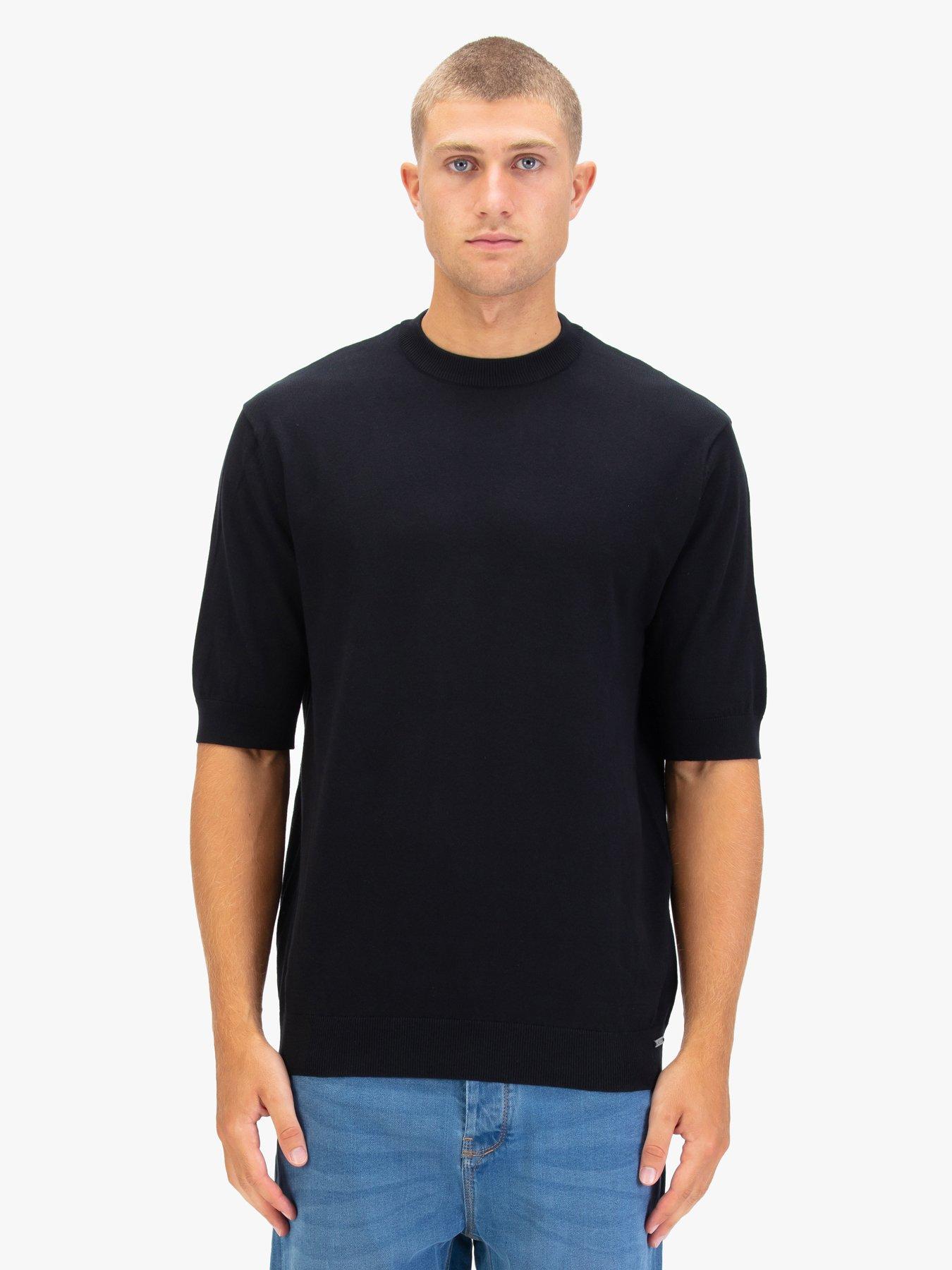 Luke 1977 Farrington Knitted T-shirt - Black | Very