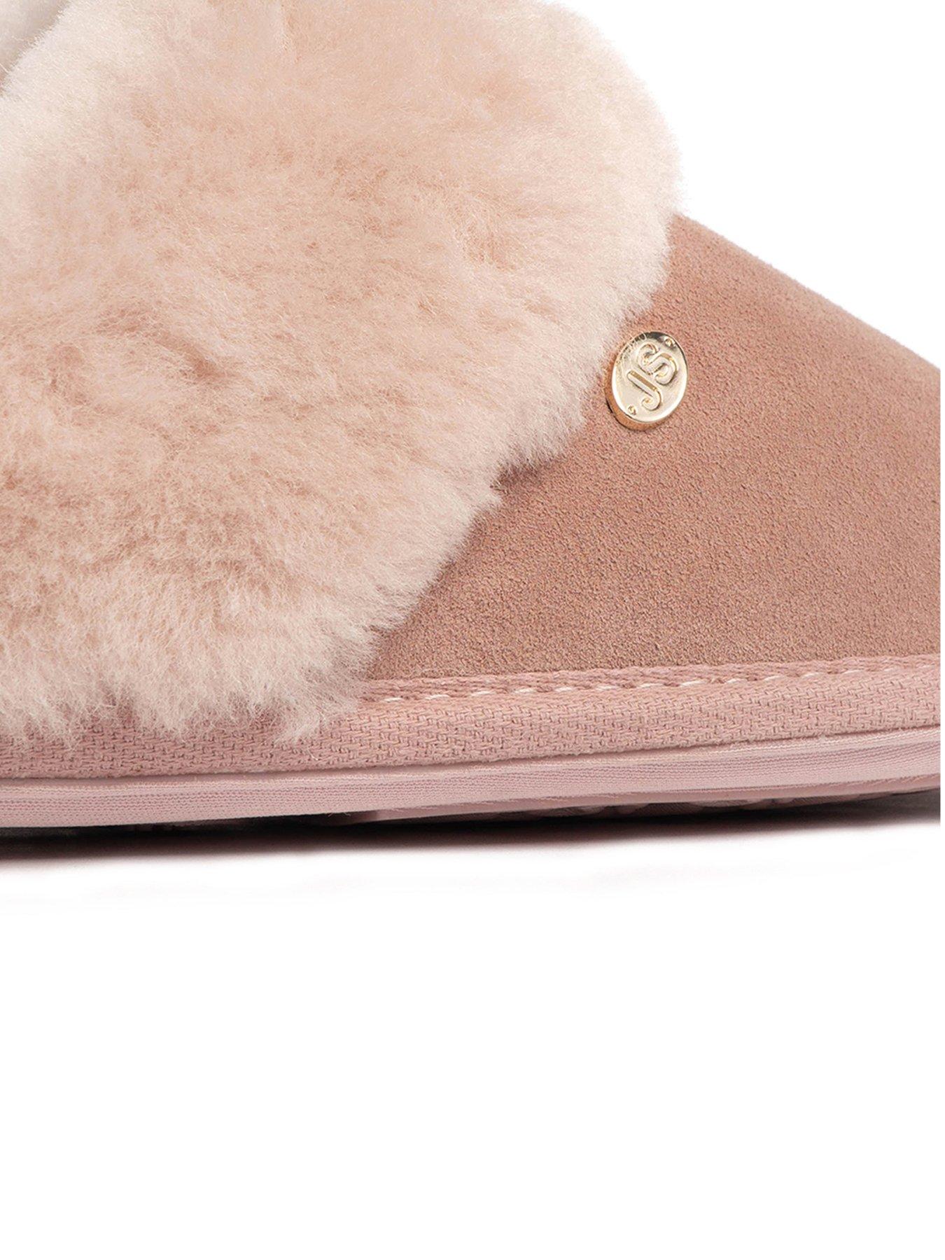 Just Sheepskin Ladies Duchess Sheepskin Slipper - Pink | Very