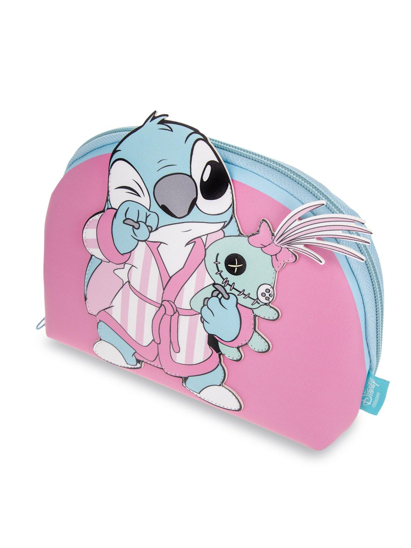 Disney Stitch Pamper Set- Mirror, Scrunchie, Cosmetic Bag | Very