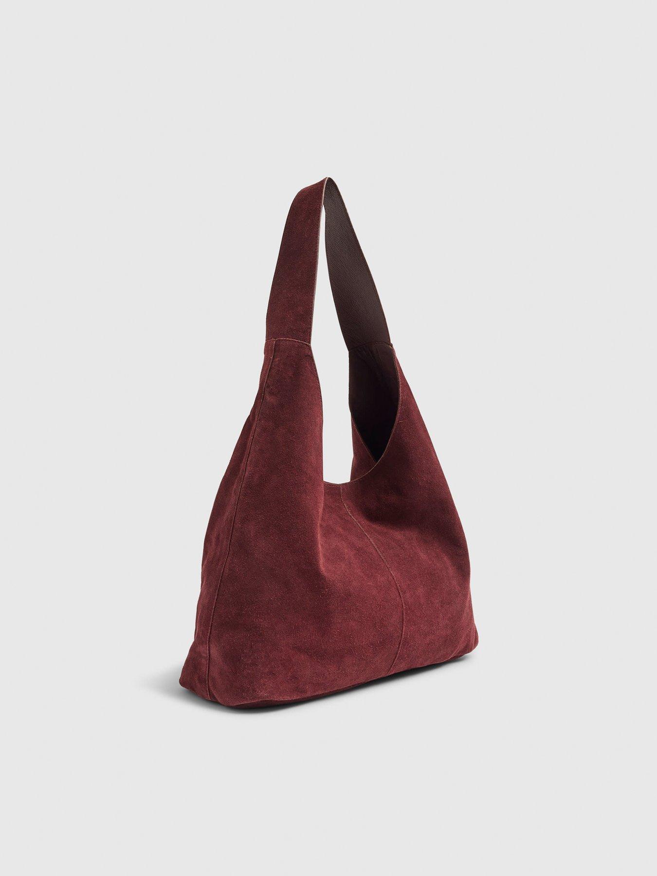 River Island Suede Slouch Bag - Red | Very