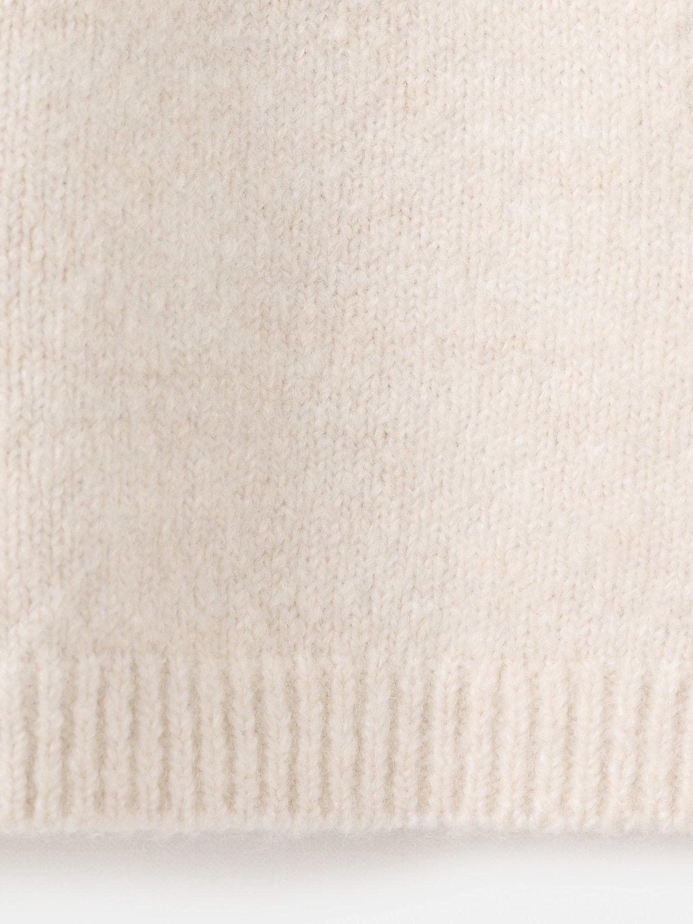Mango Younger Girls Gingerbread Man Knitted Jumper - Beige | Very