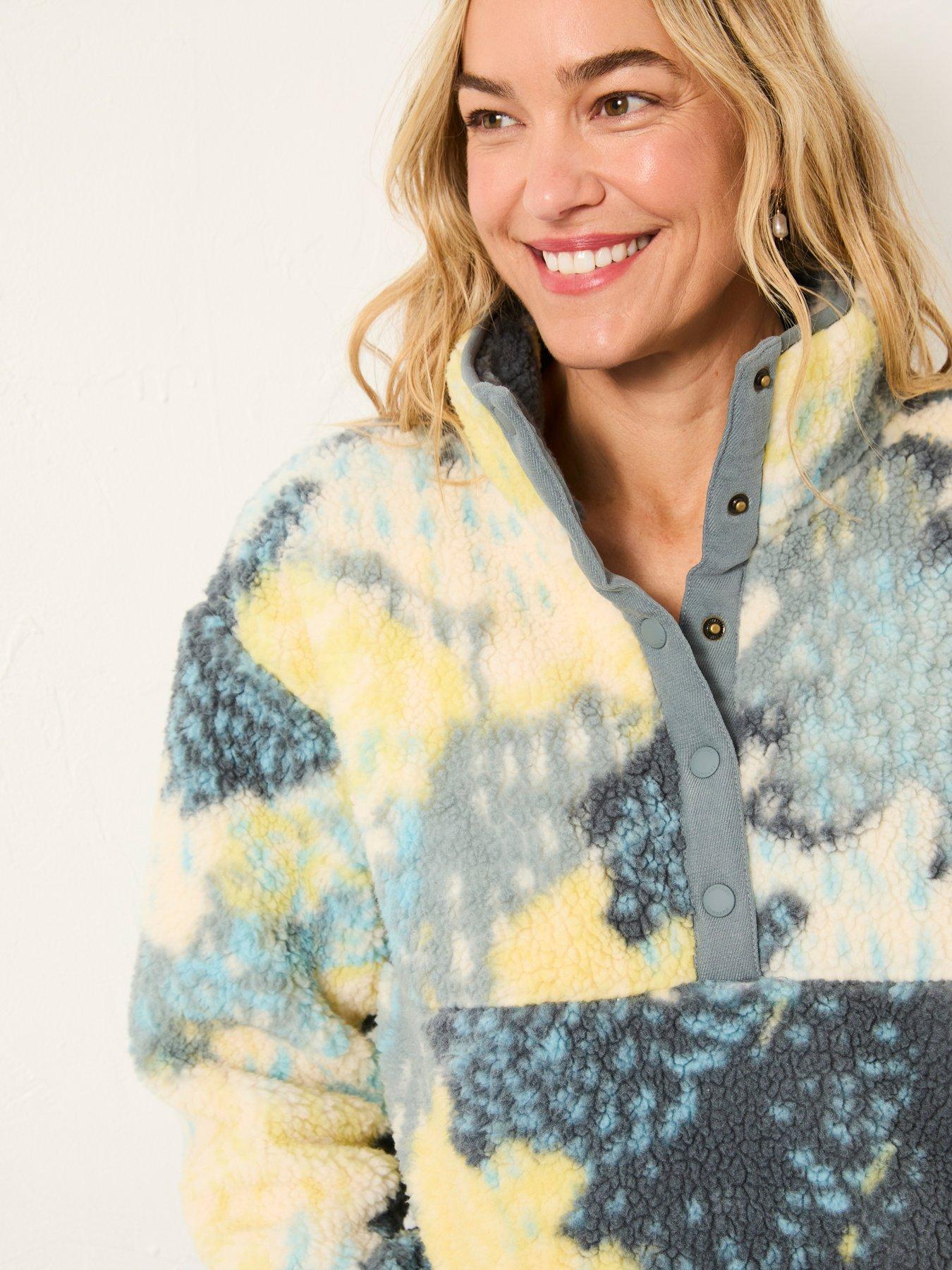 FatFace Zoe Pattern Fleece Pullover - Multi | Very