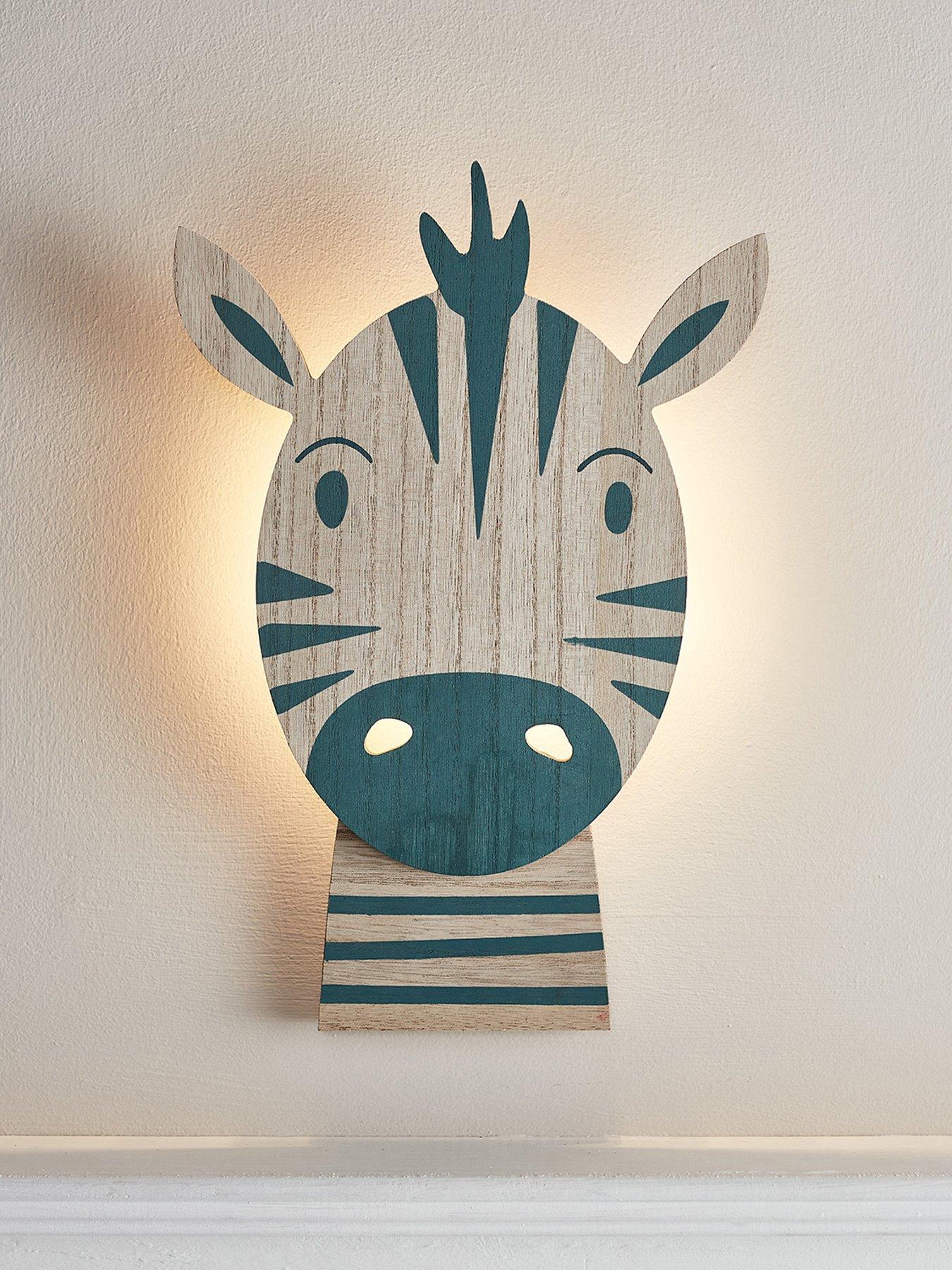 Lights4Fun Zebra Wall Light | Very