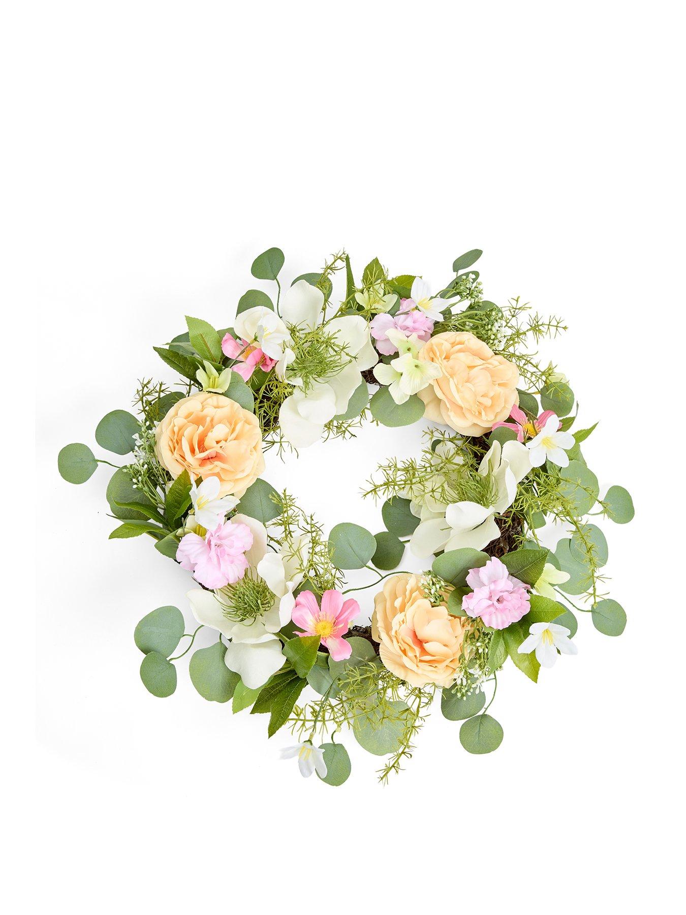 The Very Collection 60cm Tropical Flower Wreath | Very