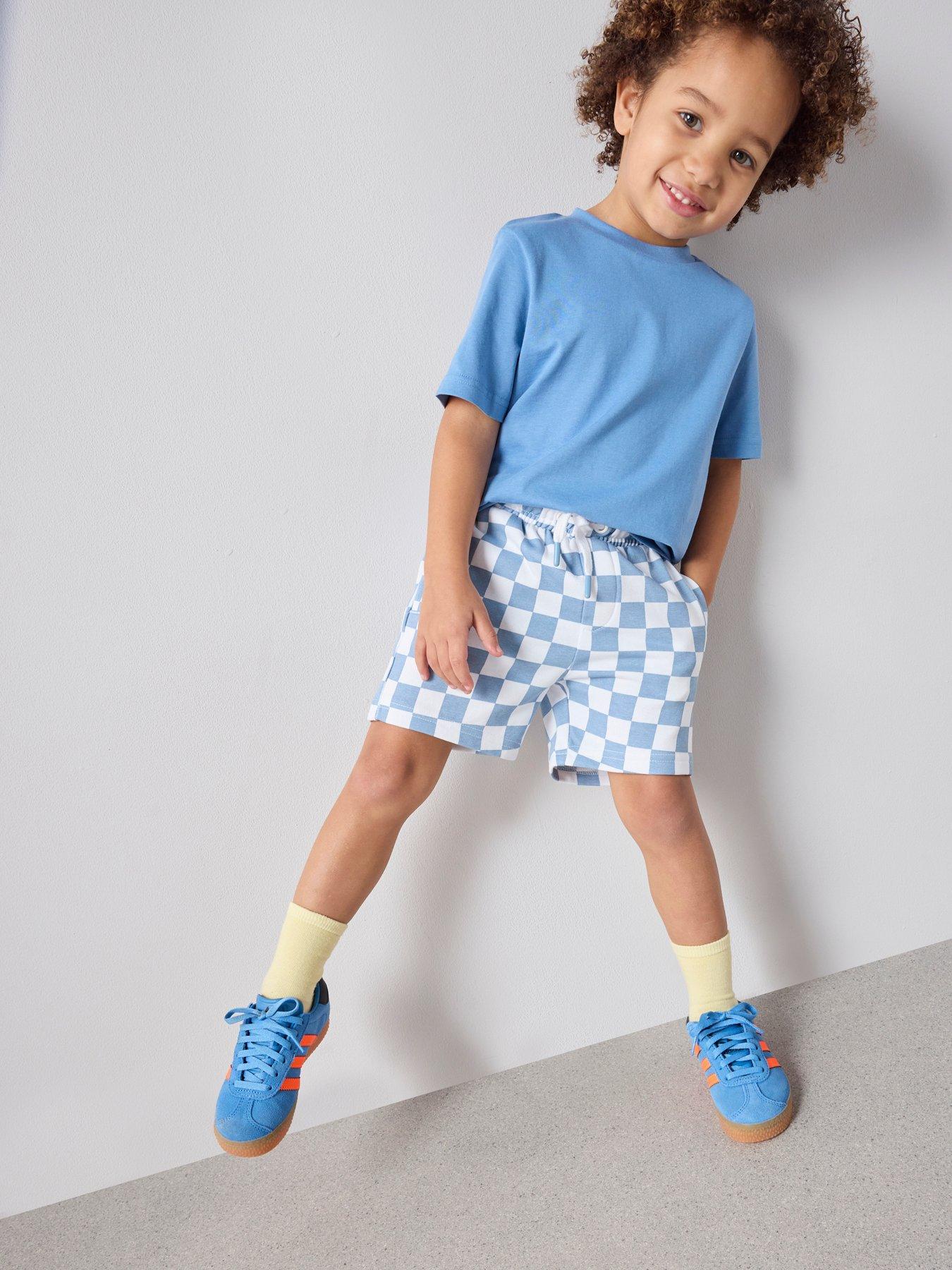 The Very Collection Boys Checkerboard Print Shorts - Multi | Very