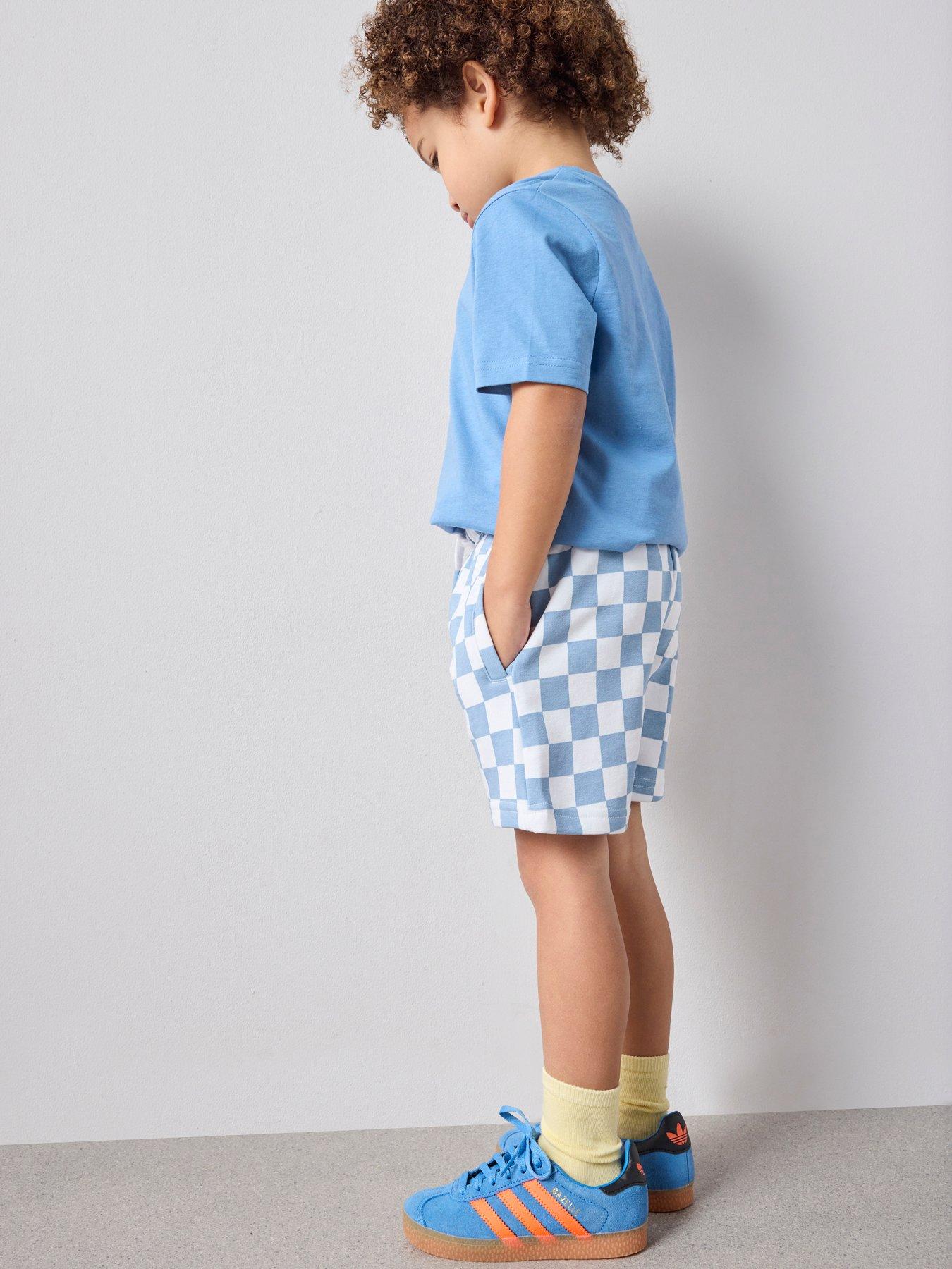 The Very Collection Boys Checkerboard Print Shorts - Multi | Very