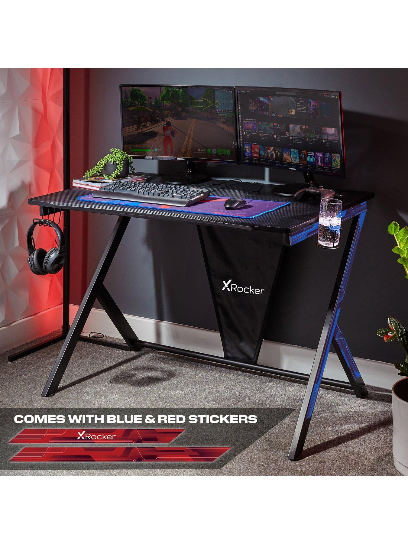 X Rocker Gaming Bundle - Infinity RGB Desk and Agility Esport RGB ...