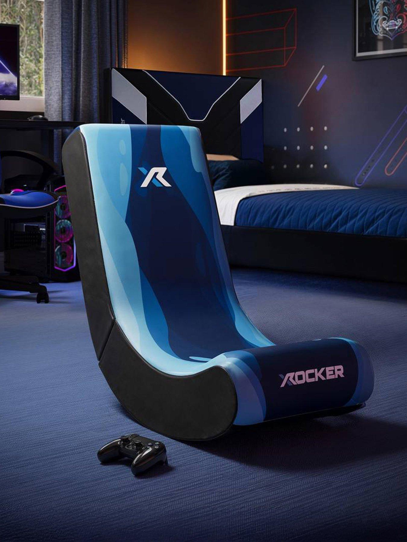 X Rocker Video Rocker Gaming Chair for Kids - Lava Blue | Very