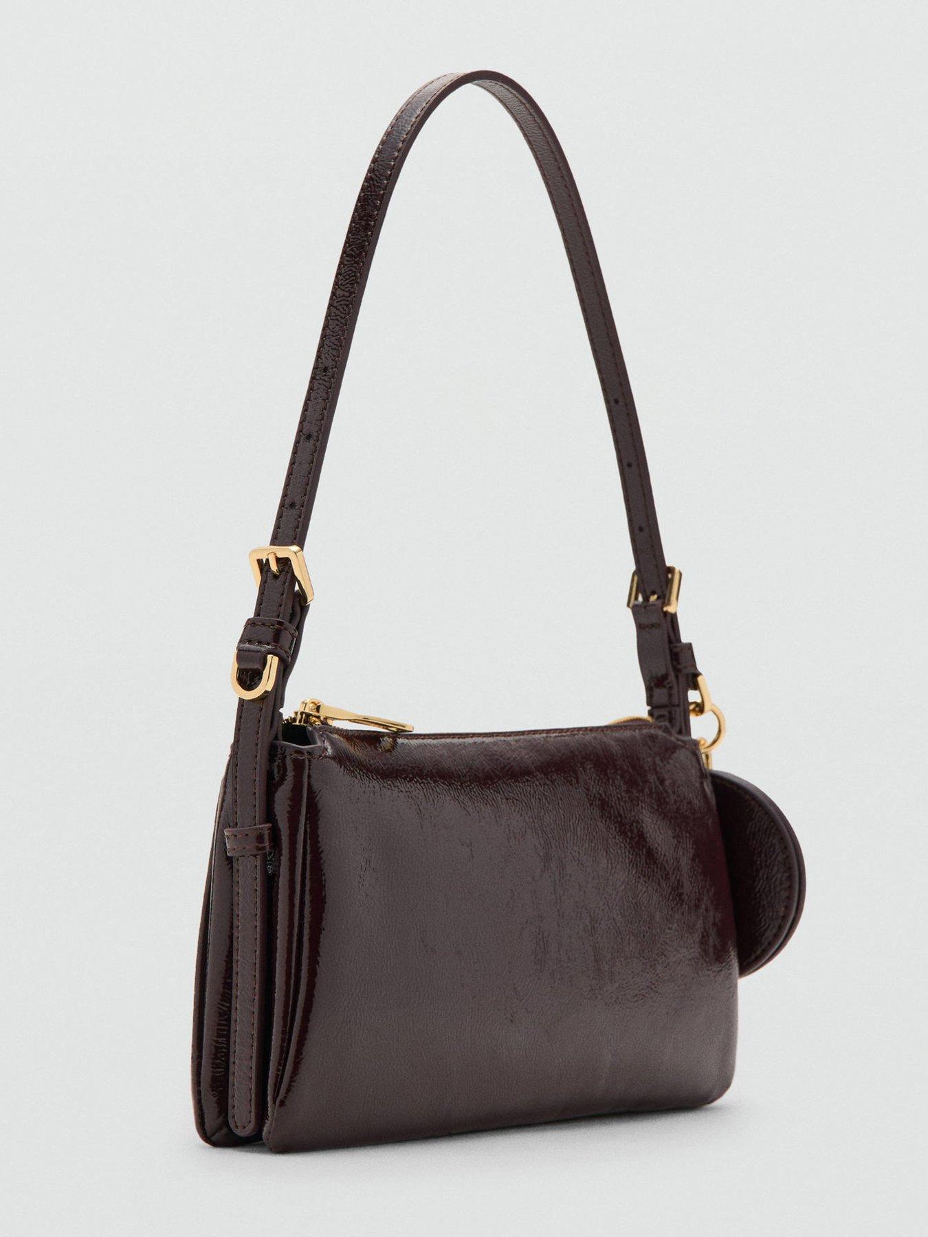 Mango Mirror Charm Shoulder Bag - Red | Very