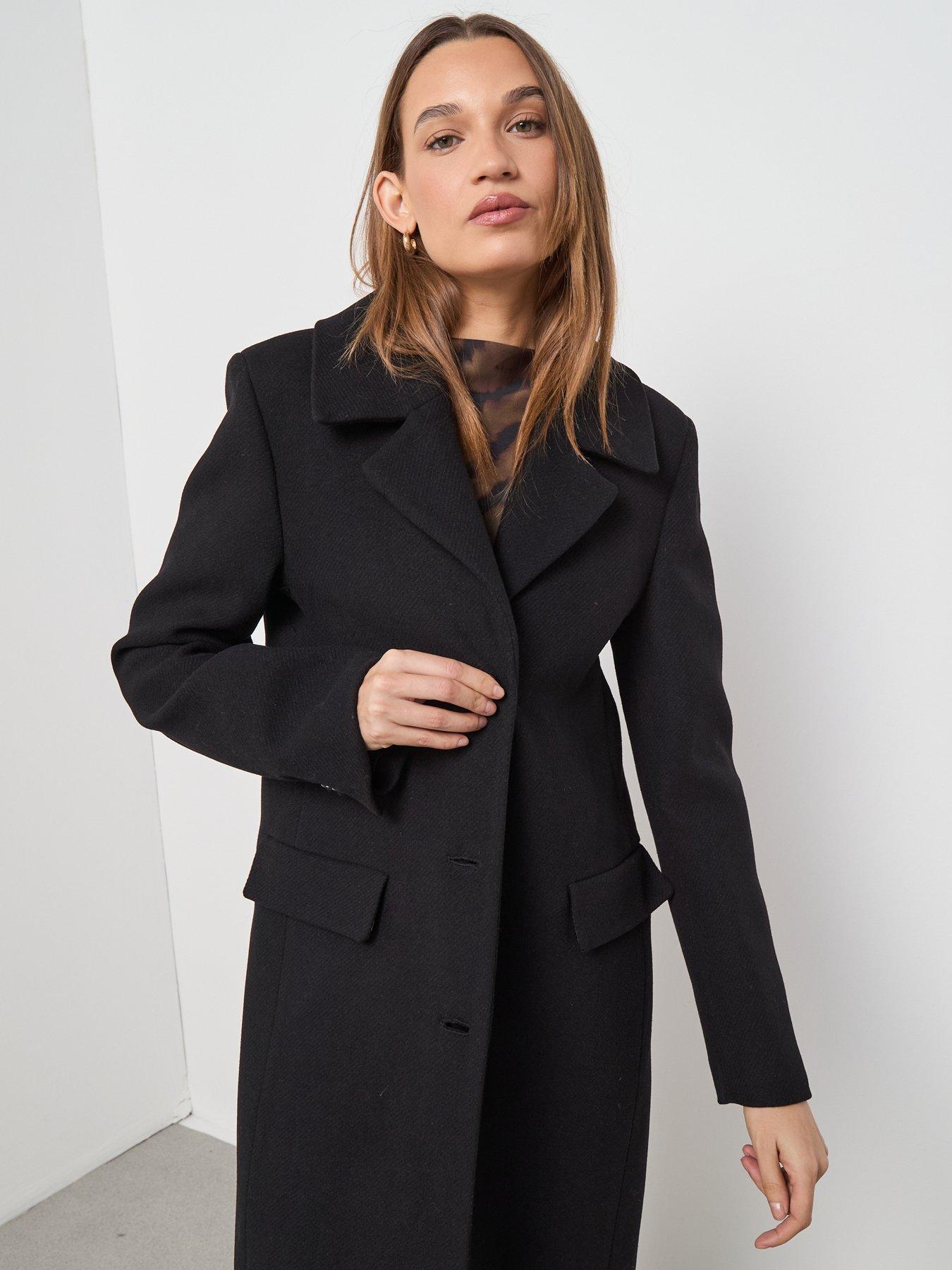 Mango Wool Coat With Fur Collar | Very