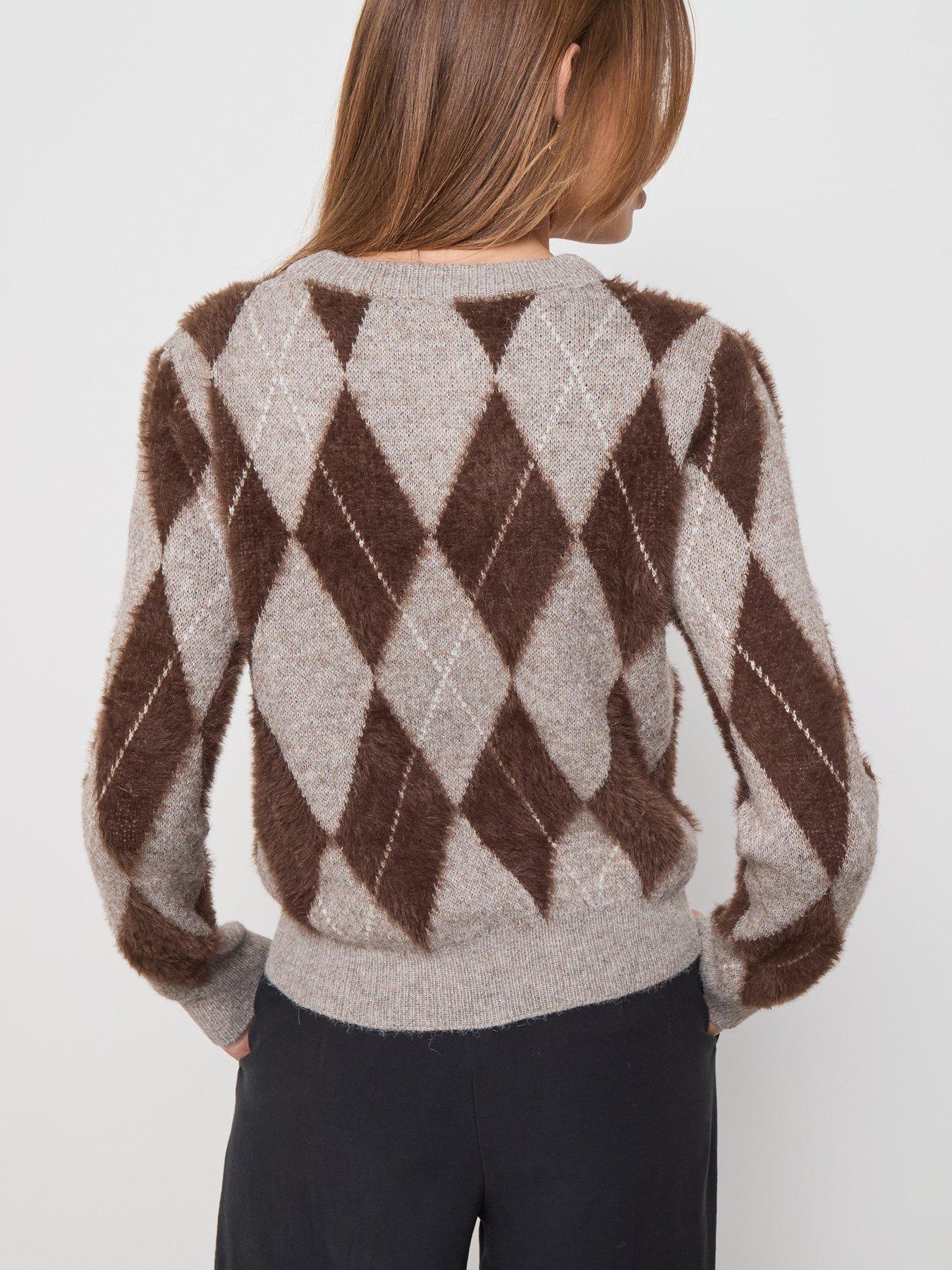 Mango Diamond Patterned Knitted Sweater | Very