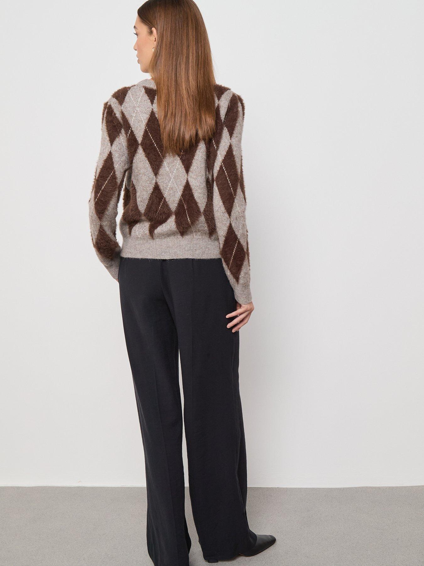 Mango Diamond Patterned Knitted Sweater | Very