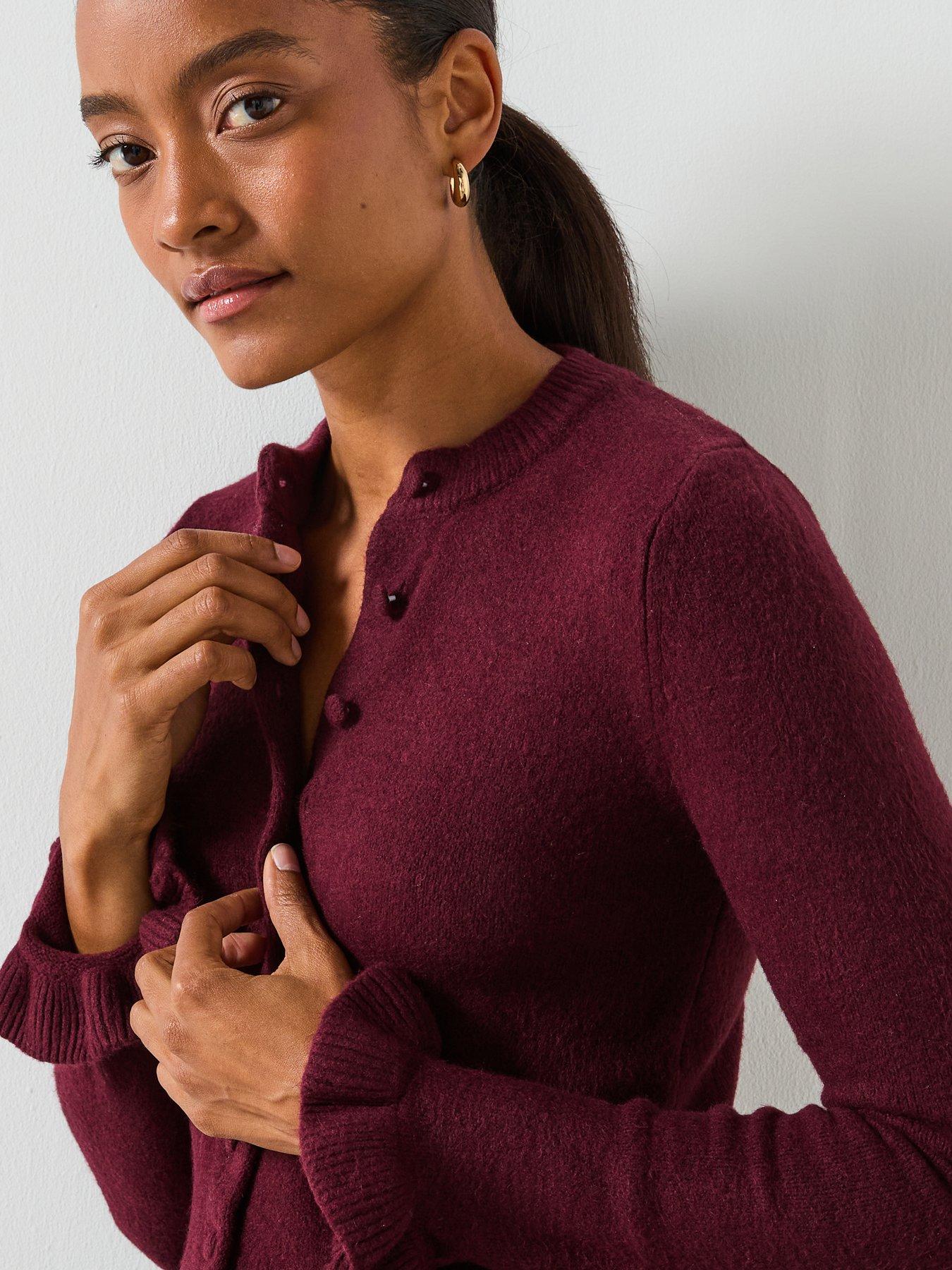 Mango Ruffle Knit Cardigan | Very