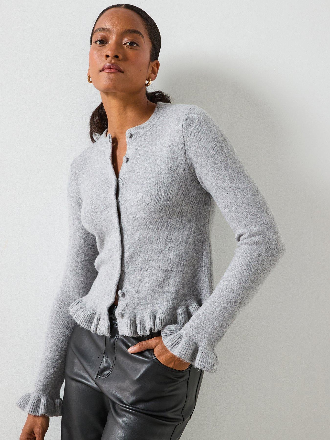 Mango Frilled Sleeve Cardigan | Very