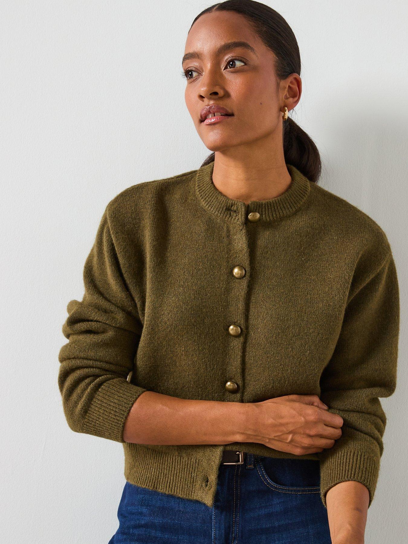 Mango Chunky Knit Cardigan With Buttons | Very