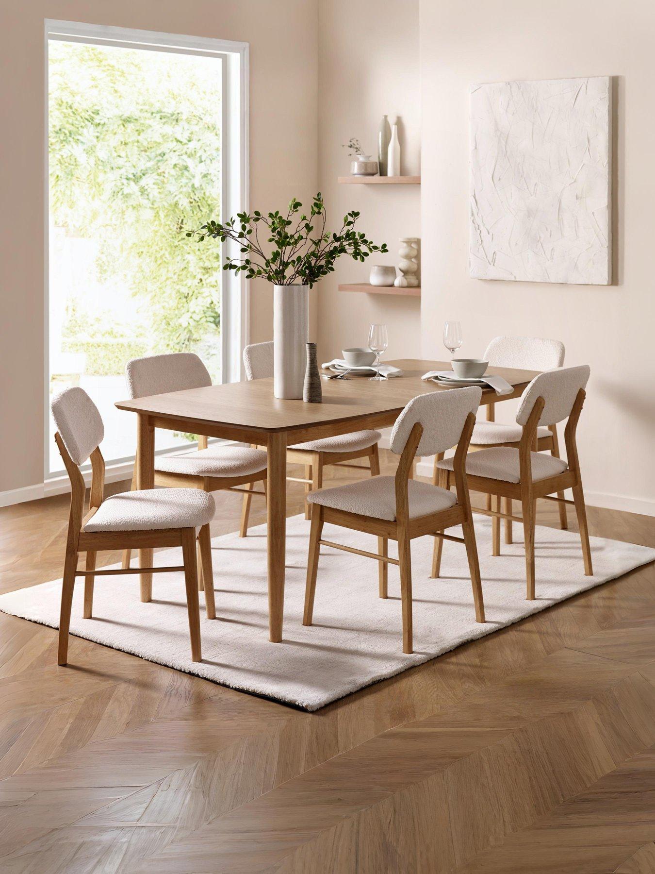 Julian Bowen Theia Dining Table With Chair Options | Very