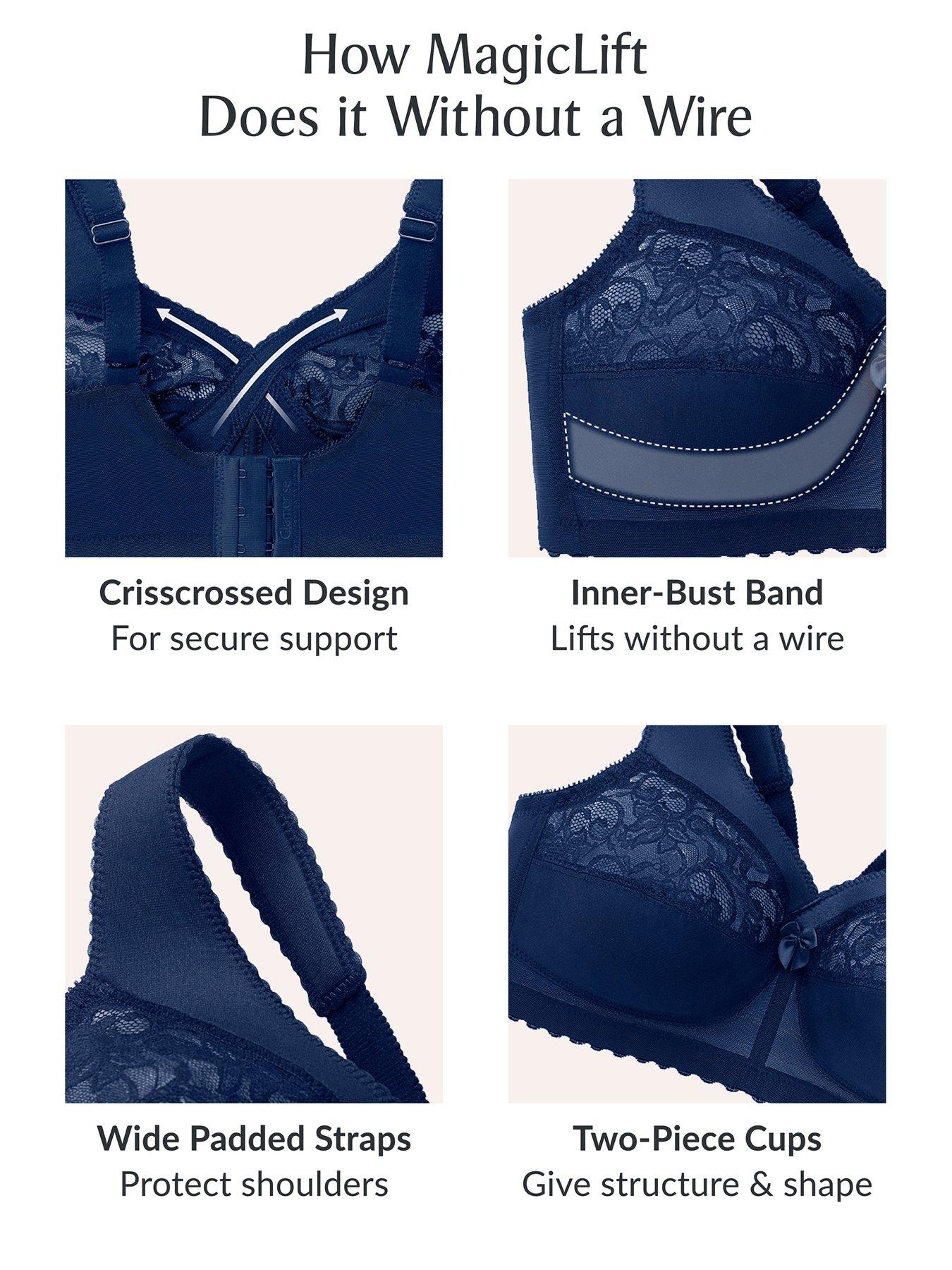 Glamorise 1000 Magic Lift Bra (third Sizes) - Teal | Very
