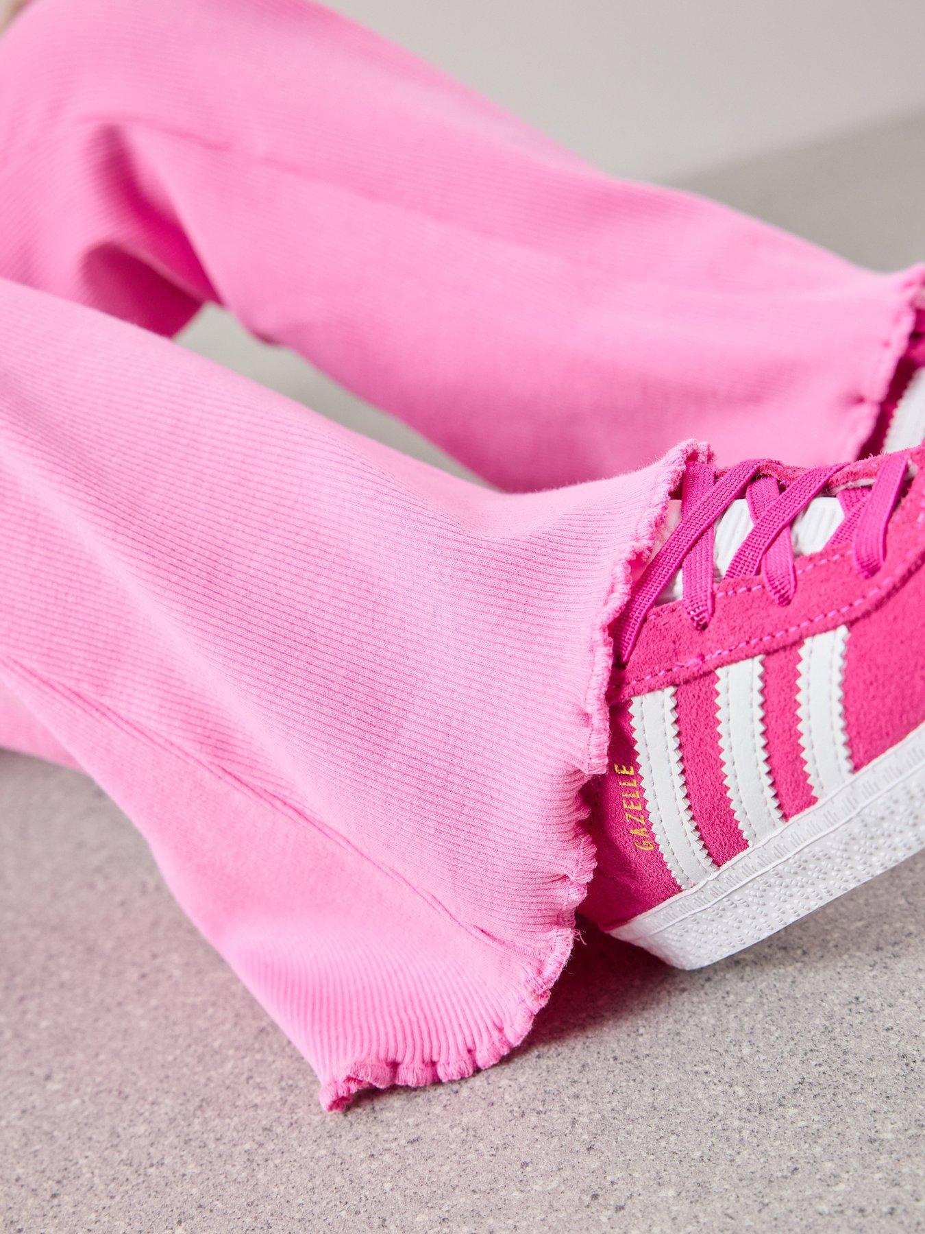 The Very Collection Girls Sweatshirt And Flare Legging Set - Pink | Very