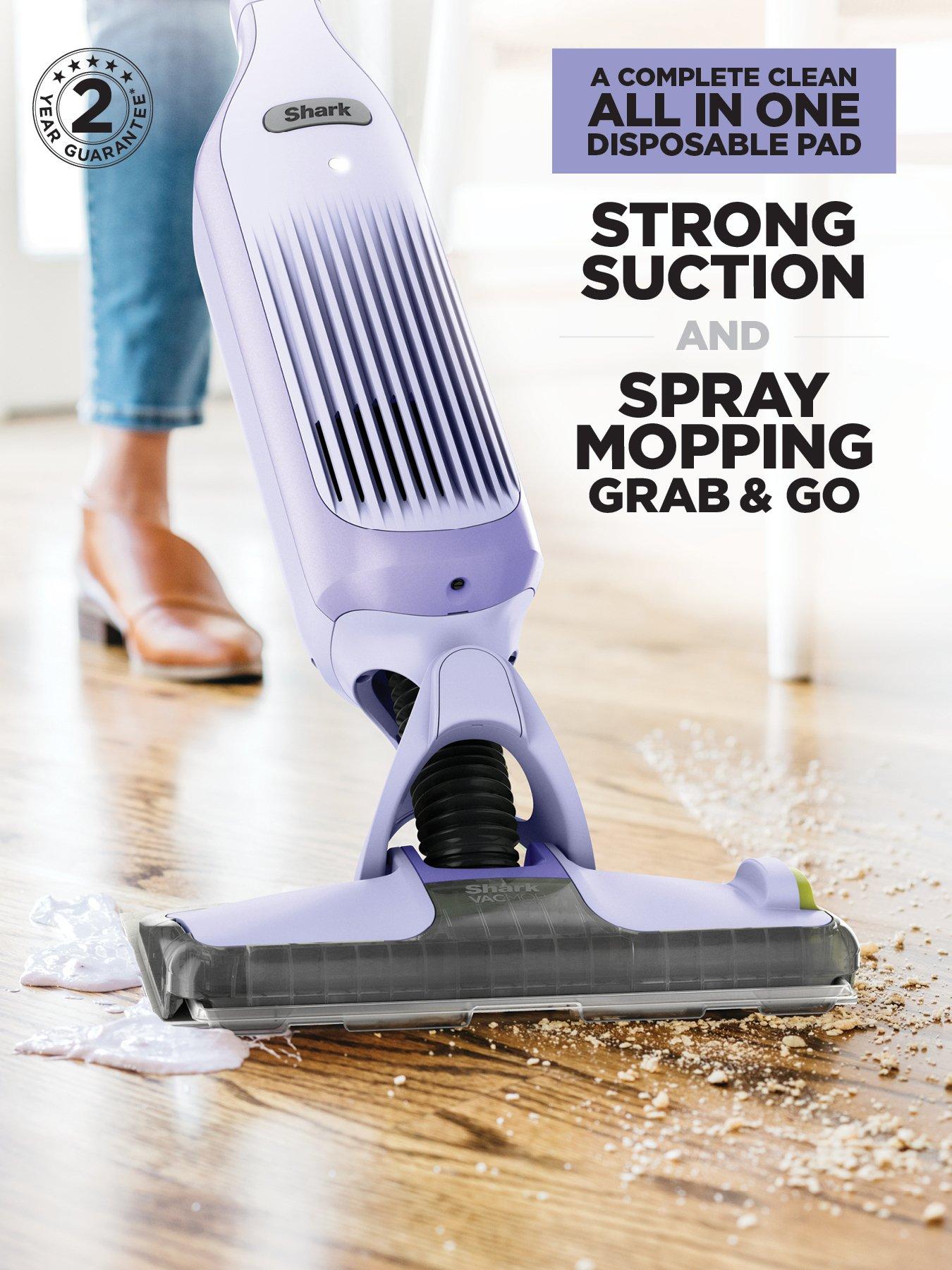Shark VacMop 2-in-1 Cordless Vacuum Mop with Targeted Spray VM200UKPL ...