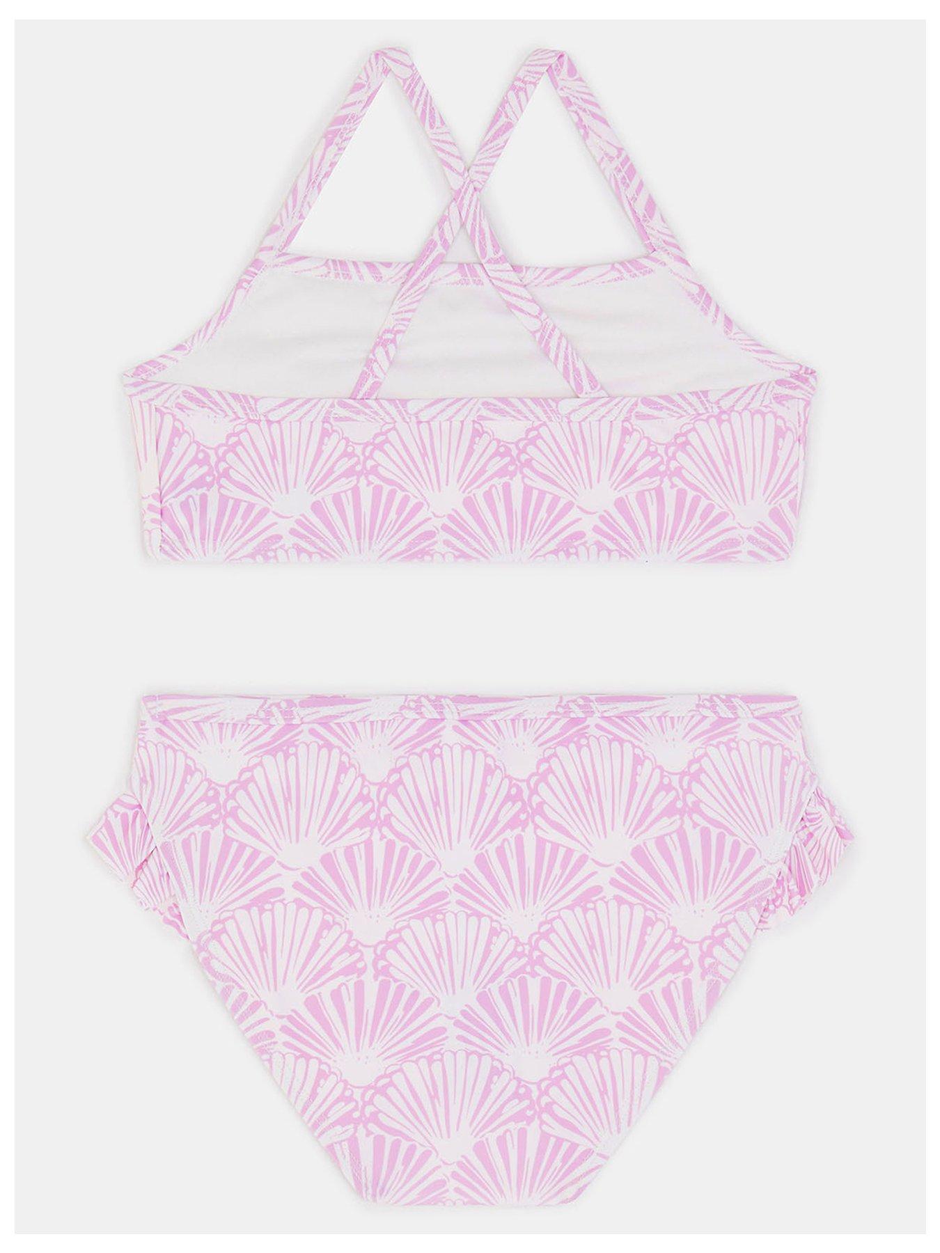Accessorize Girls Shell Print Bikini - Light Purple | Very