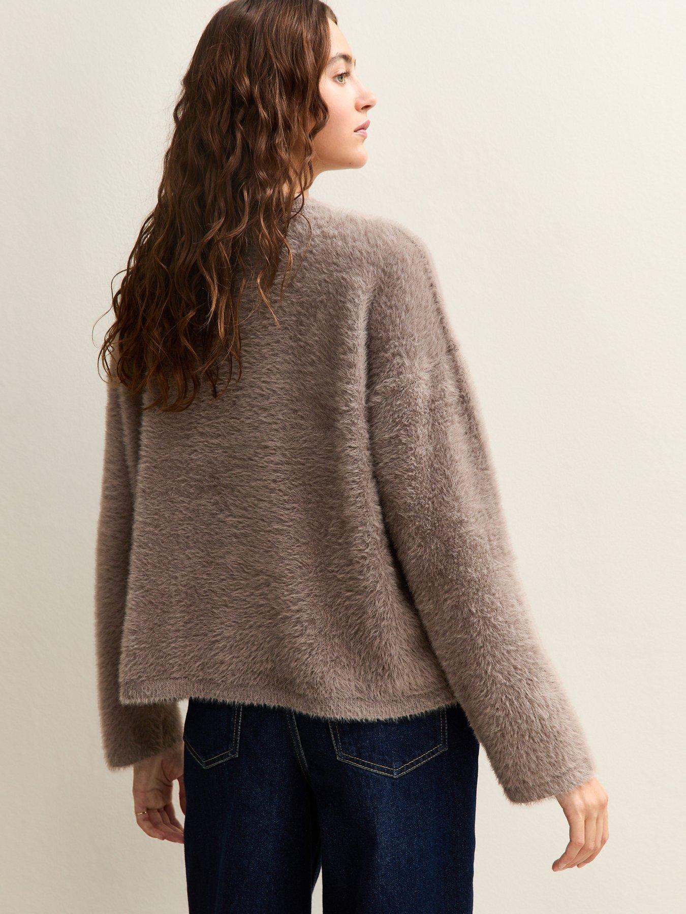 New Look Mink Fluffy Knit Relaxed Fit Jumper | Very