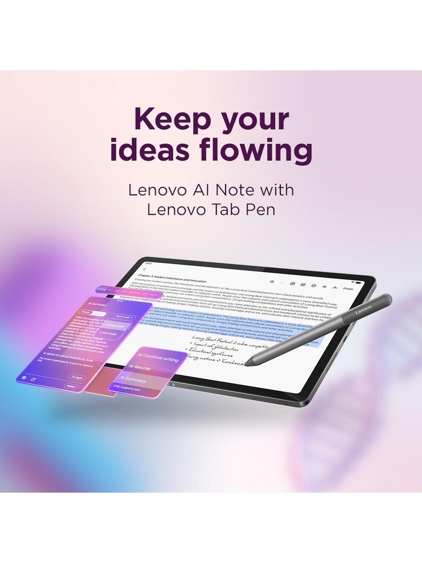 Lenovo Idea Tab 11" 128GB with Pogo-pin folio keyboard & pen | Very