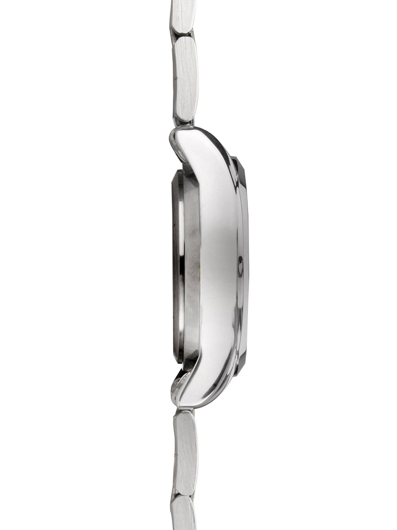 Sekonda Womens Catherine Silver Stainless Steel Bracelet with Pink ...