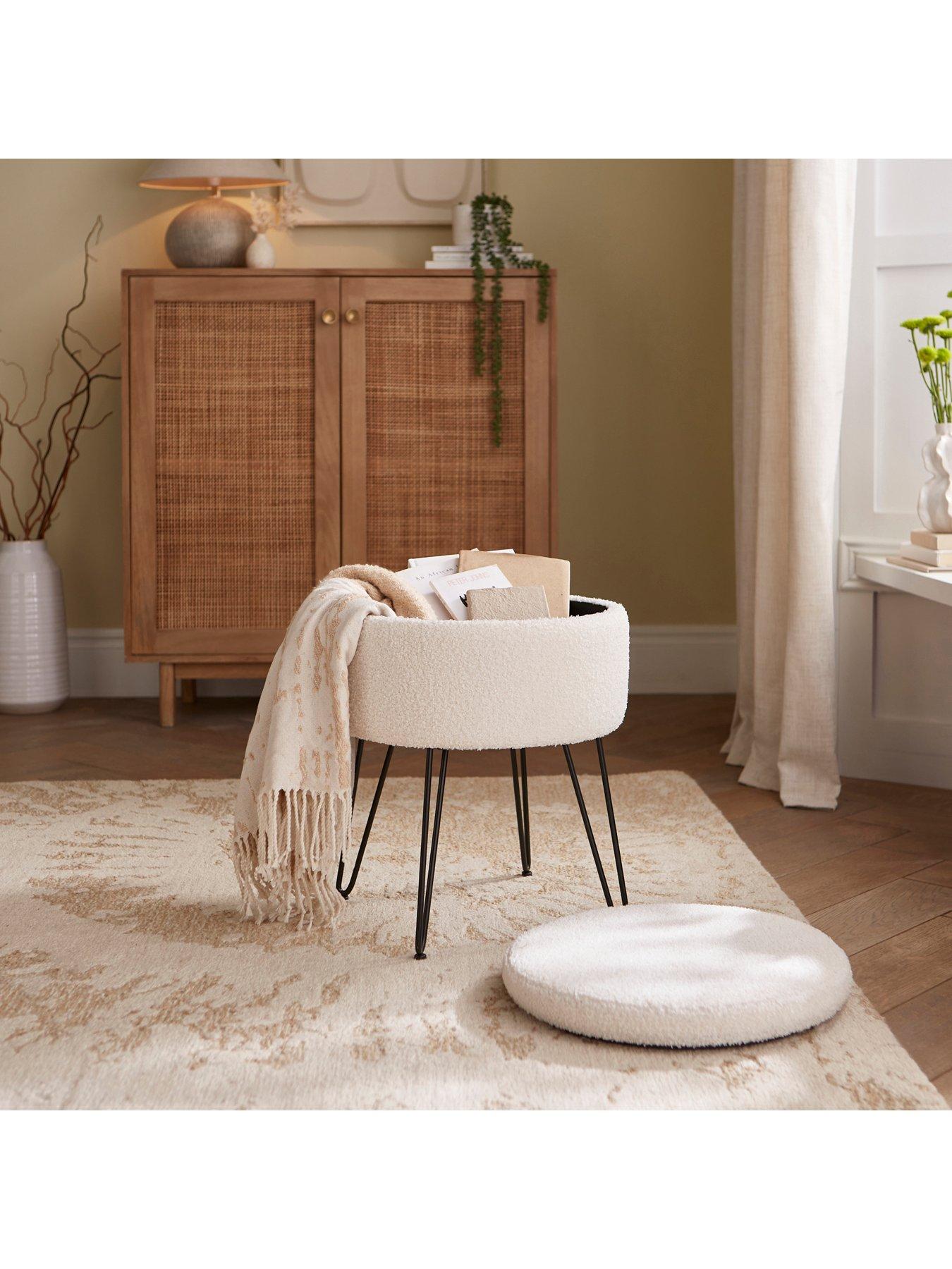GFW Avery Teddy Storage Stool | Very