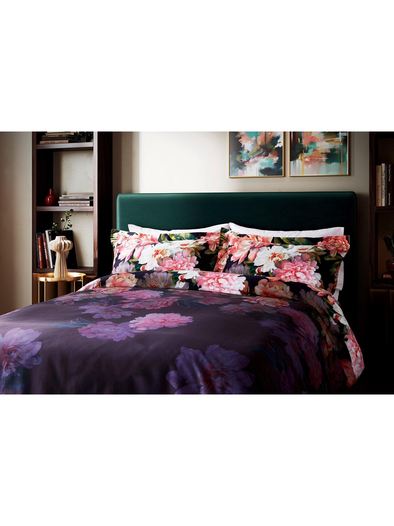 Ted Baker Painted Posy Duvet Cover Set Navy | Very