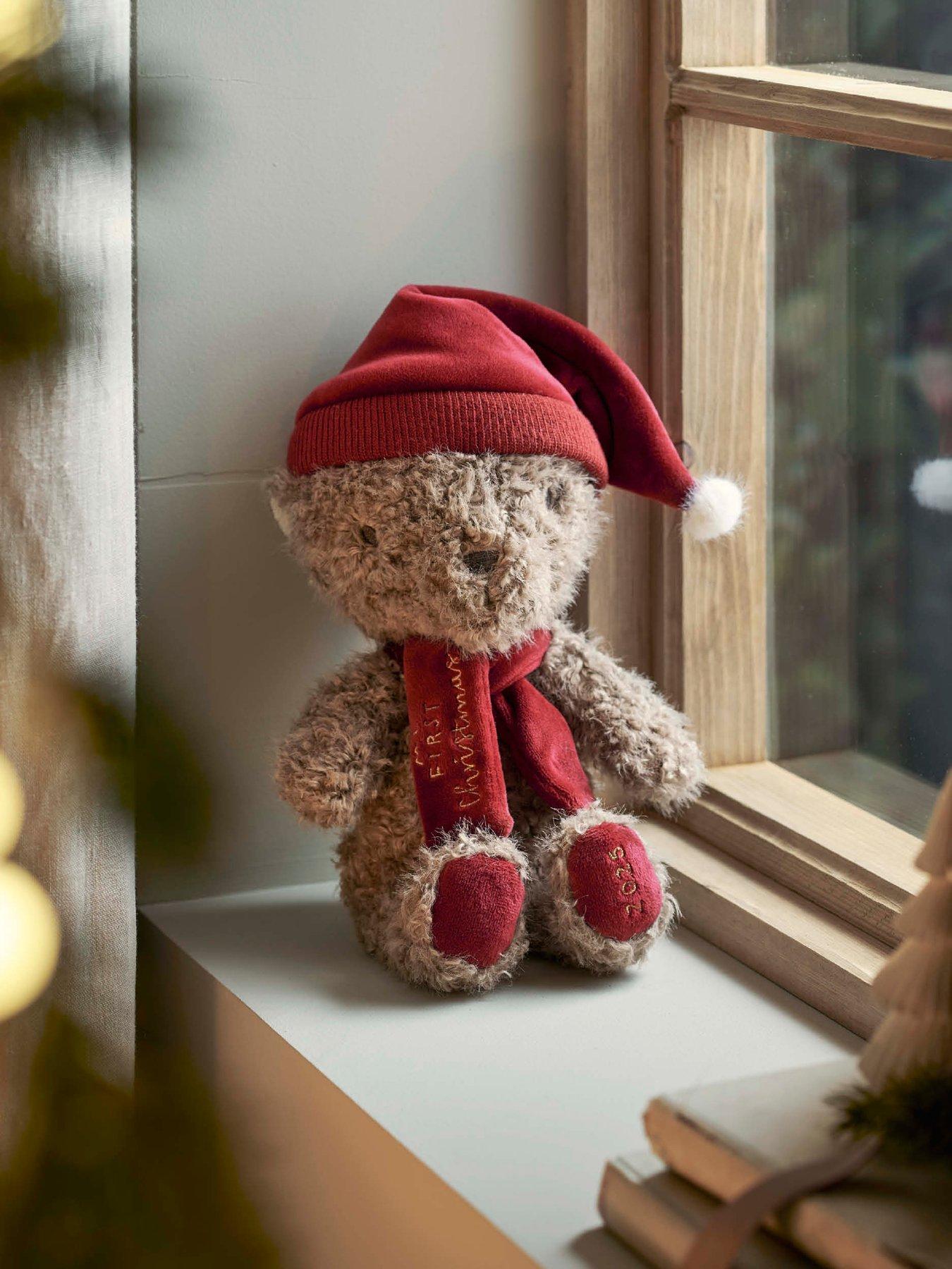 Mamas & Papas Christmas Bear Soft Toy 2025 | Very