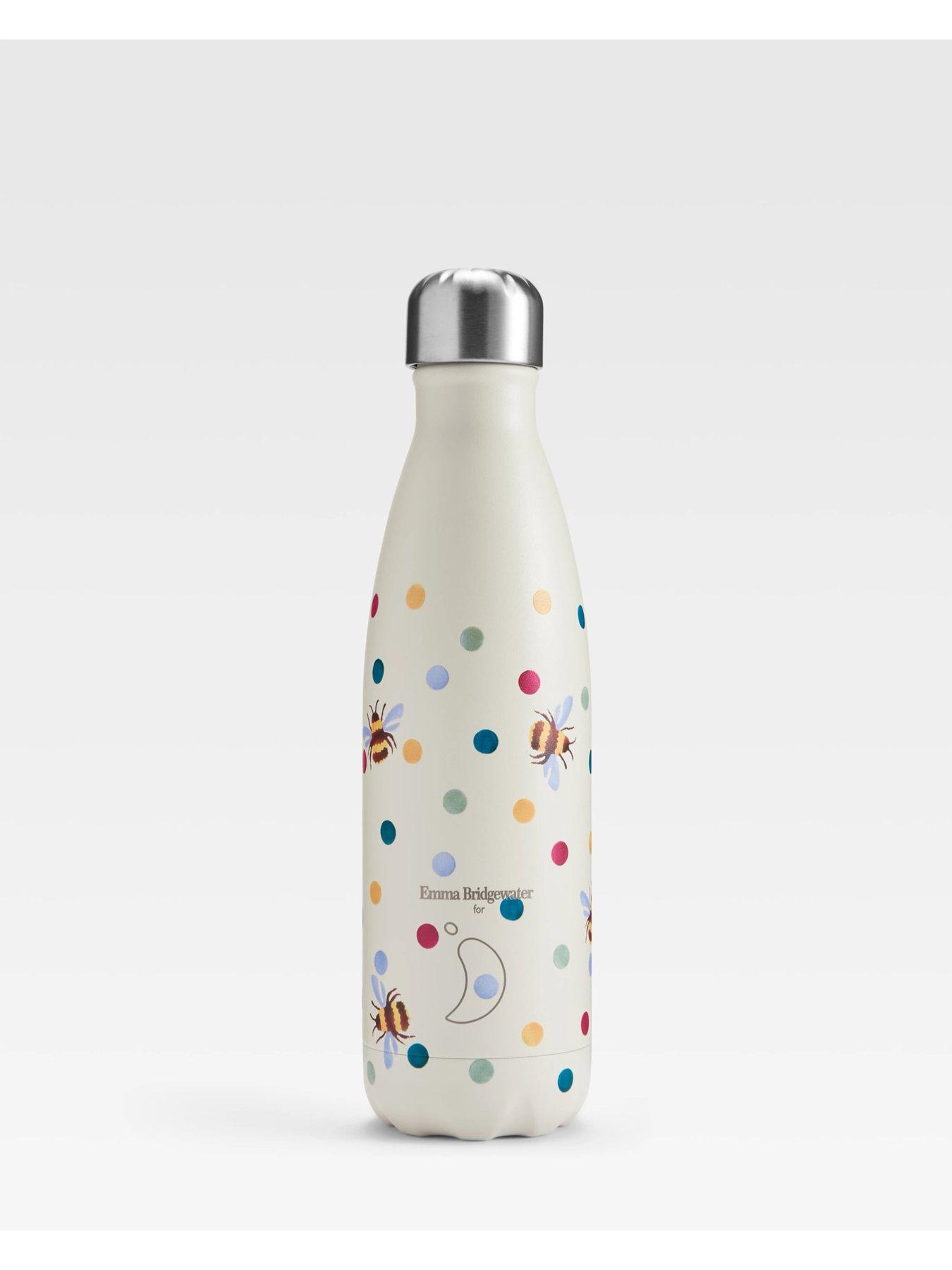Chilly's Emma Bridgewater, Original Bottle 500ml, Polka Dot And Bees | Very