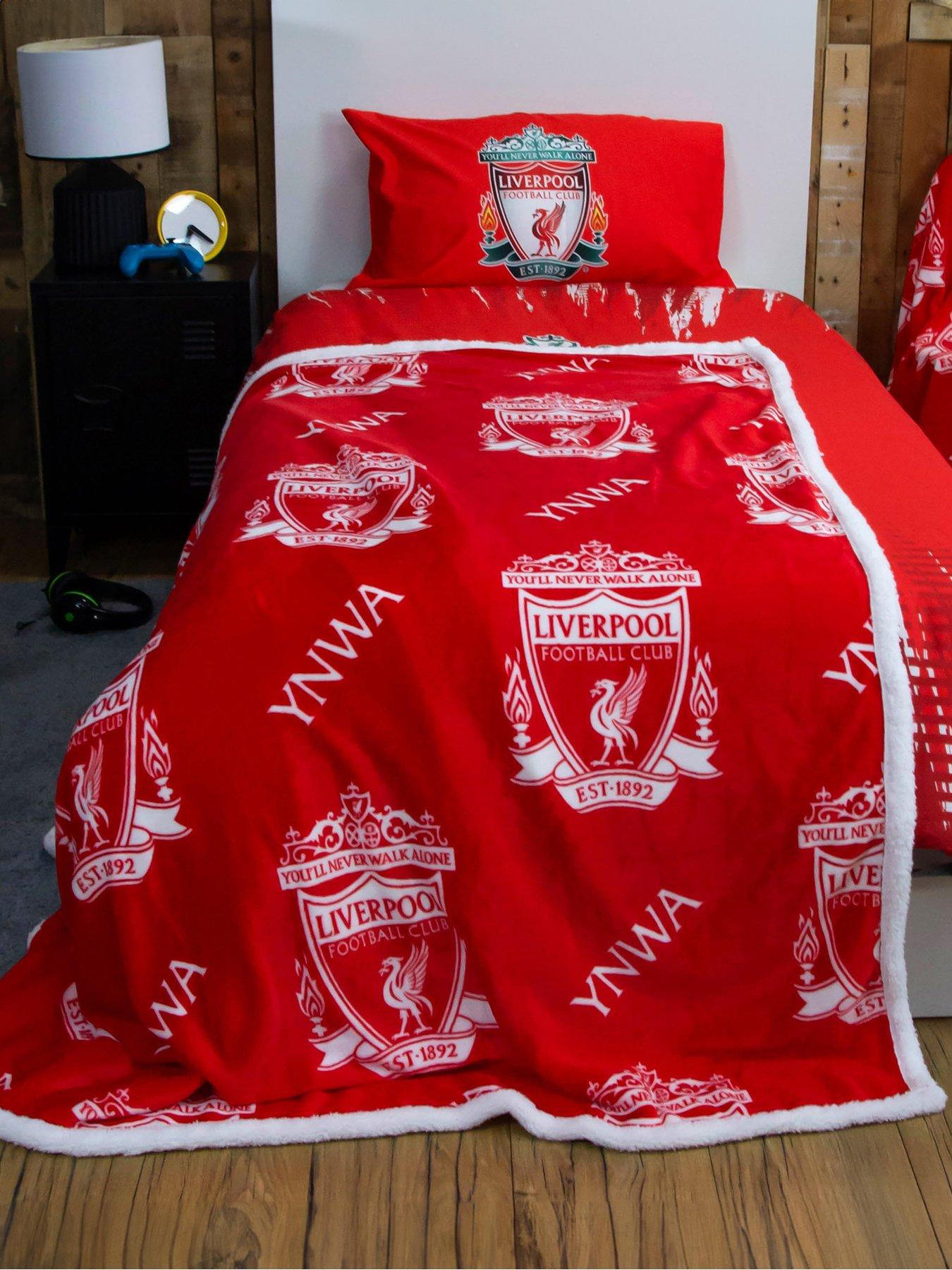 Liverpool FC Liverpool Ynwa Rotary Fleece Sherpa Blanket | Very