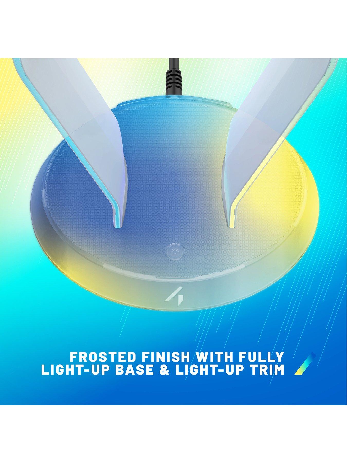 Stealth Light Up Charging Headset Stand - Frosted | Very