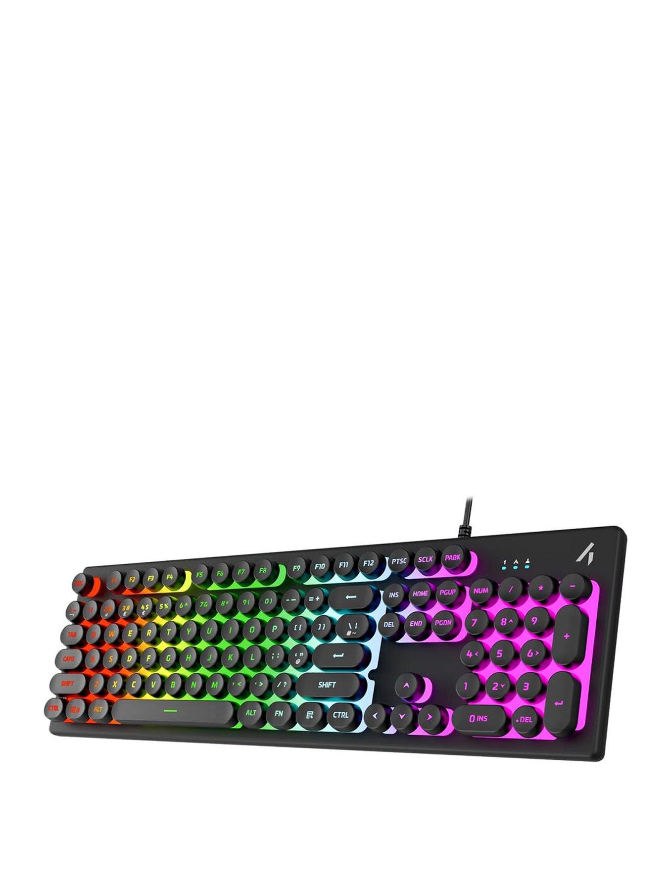 Stealth Light Up Gaming Keyboard 104 Keys - Black | Very
