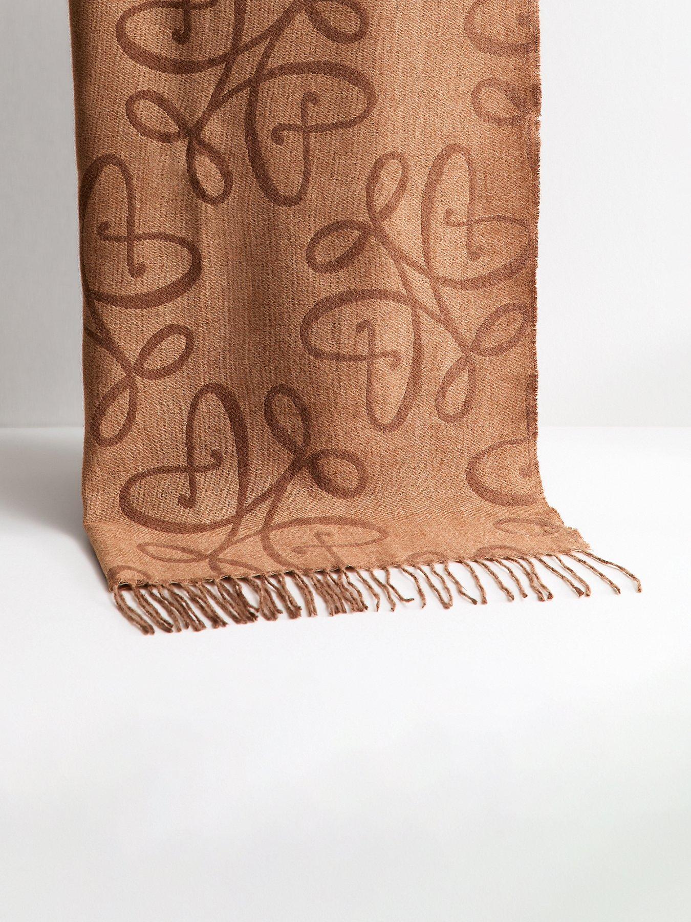New Look Logo Monogram Scarf - Brown | Very