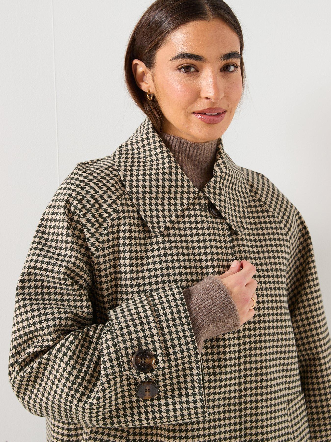 Barbour Kennedy Check Showerproof Jacket - Beige | Very