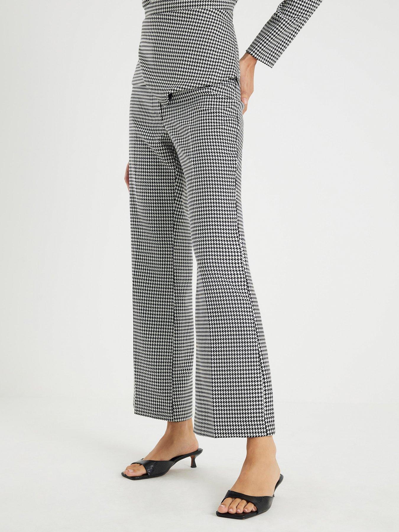 River Island Dogtooth Flare Trouser - Print | Very