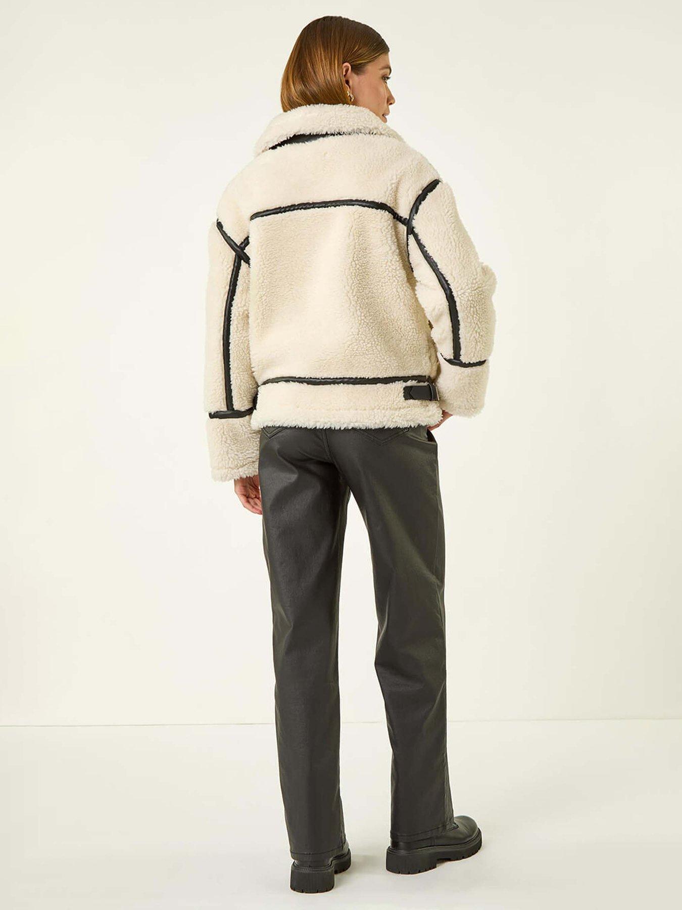 Roman Borg Aviator Coat - Beige | Very