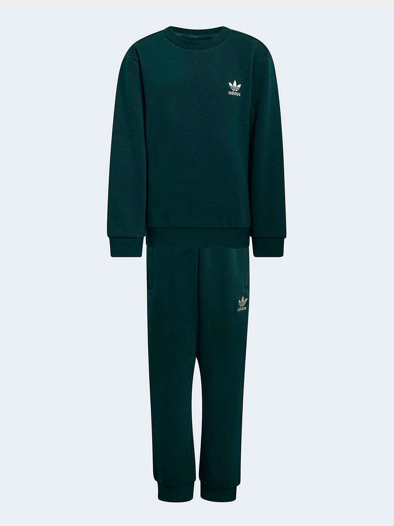 adidas Originals Kid's Crew Jog Set - Green | Very