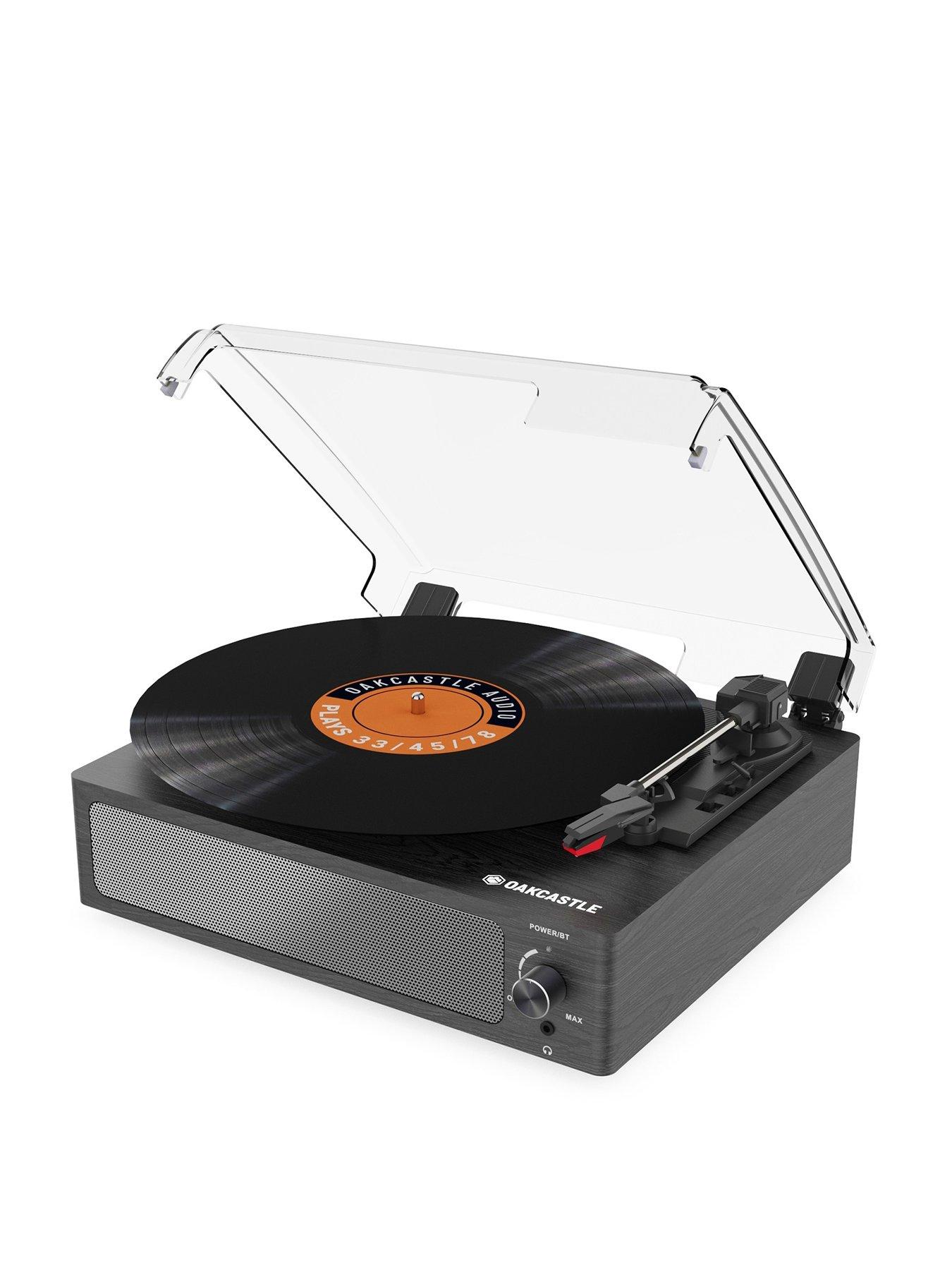 Oakcastle TT100 Record Player - Black | Very