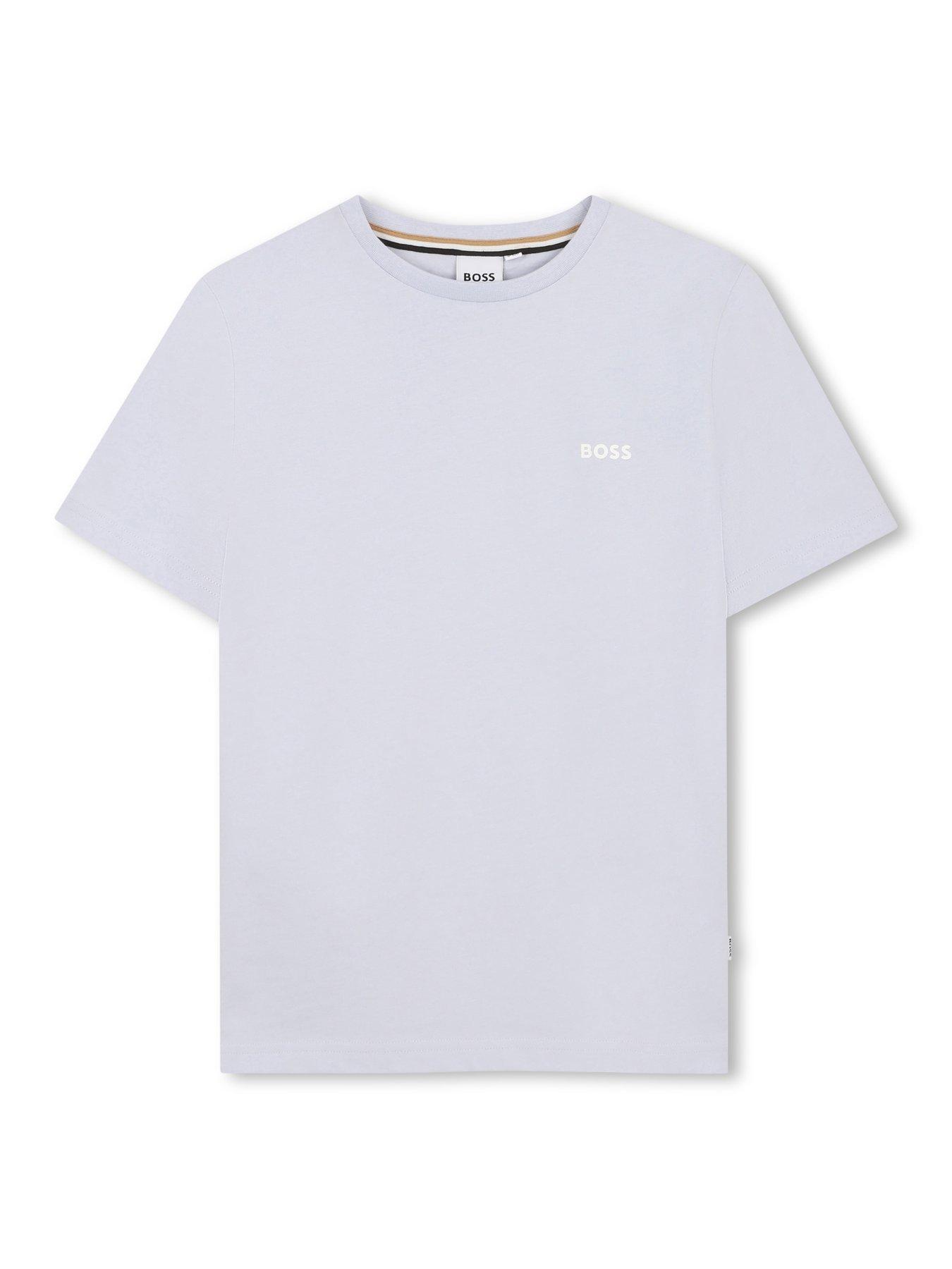 BOSS Boys 2 Pack Short Sleeve T-Shirts - White | Very