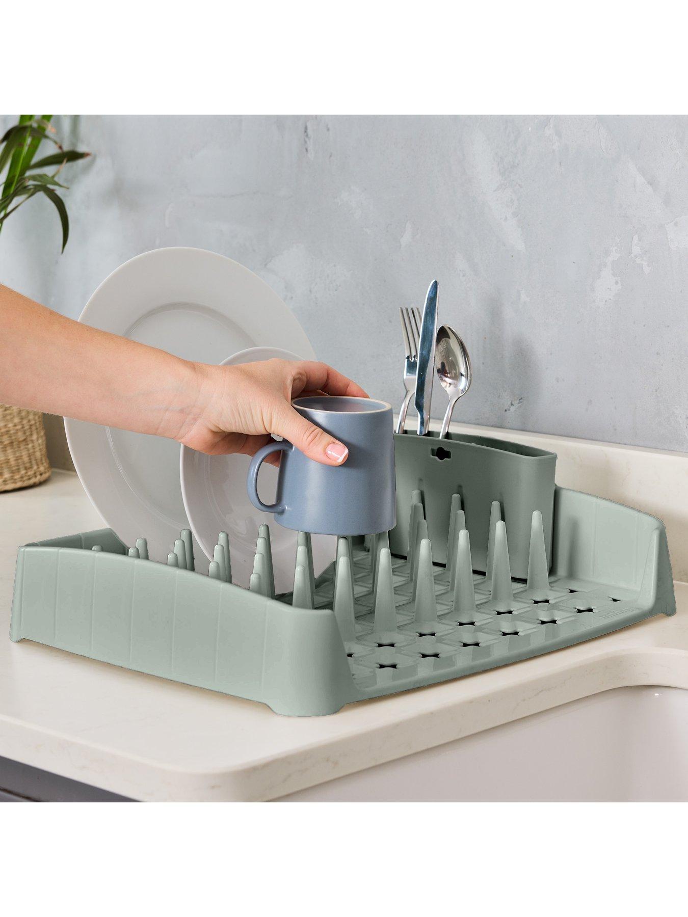 Minky Kitchen Bundle With Washing Up Bowl With Plug, Dish Rack And 3.5l ...