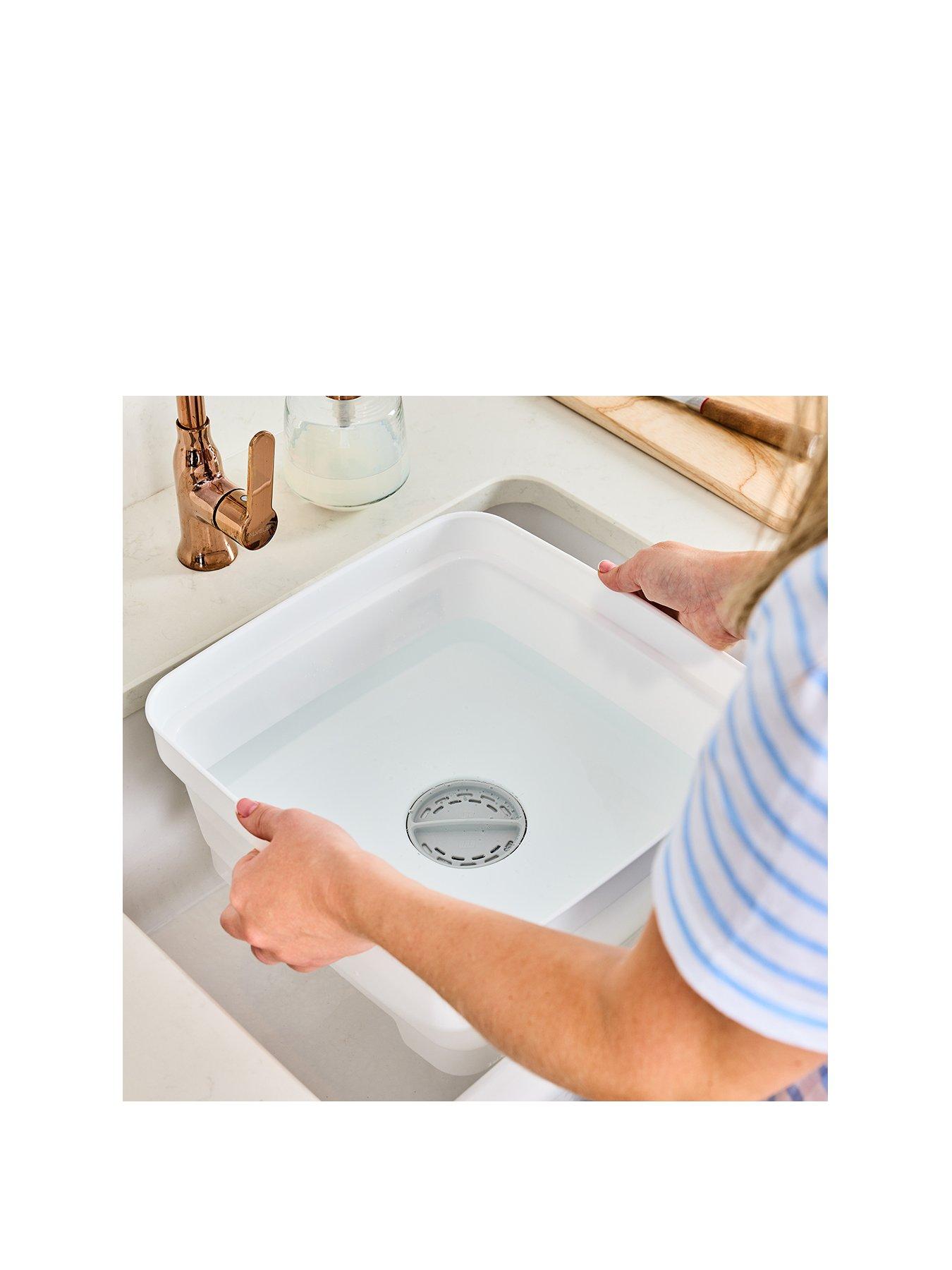 Minky Kitchen Bundle With Washing Up Bowl With Plug, Dish Rack And 3.5l ...