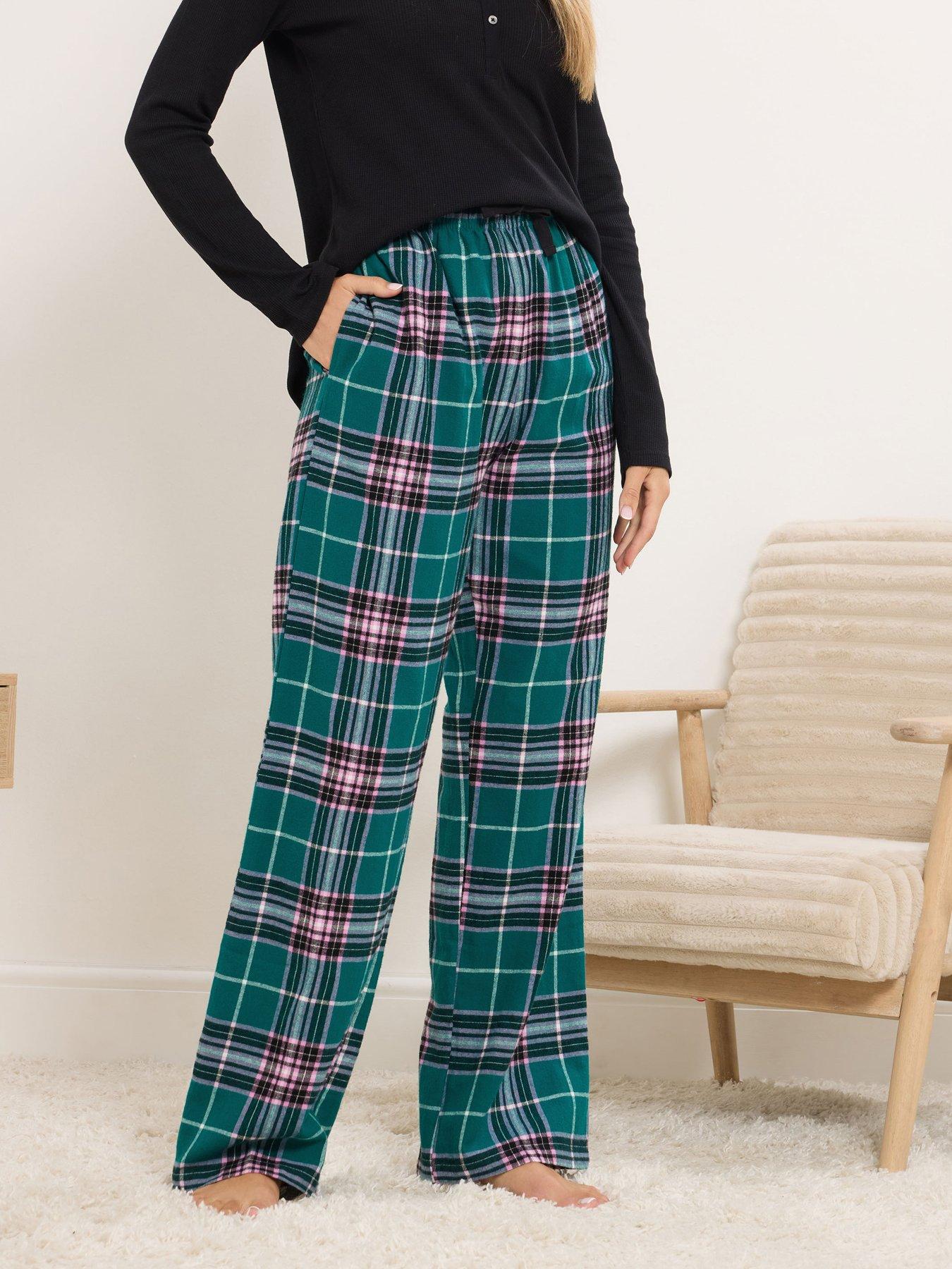 Long Tall Sally Check Pj Pant - Blue | Very
